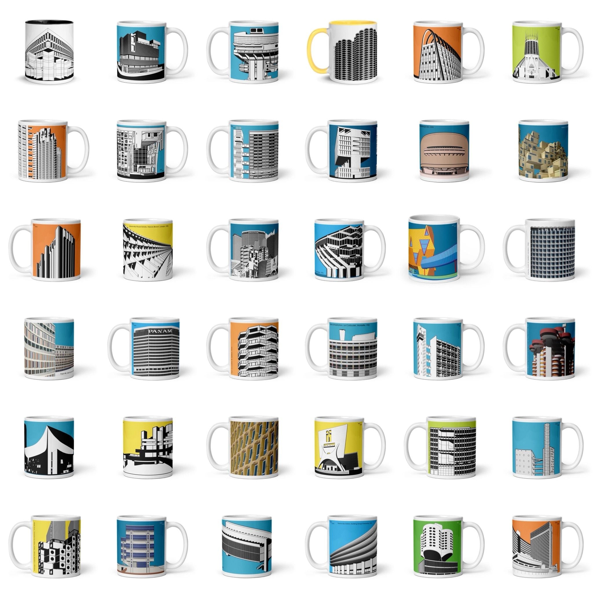 Brutalist Architecture Mugs: Celebrate the World's Greatest Concrete ...