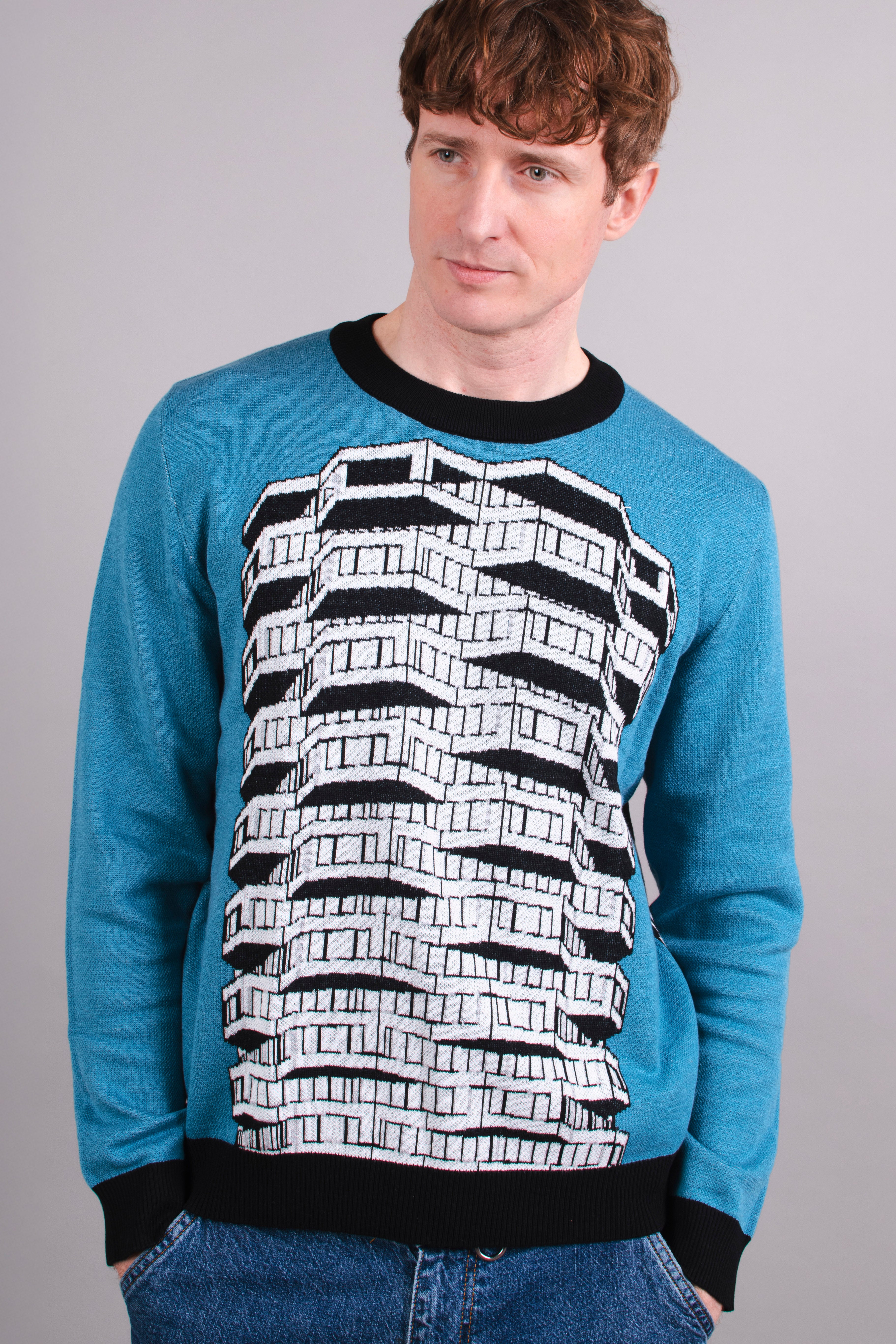 Number One Croydon Knitted Crew Neck Sweater – Richard Seifert ...