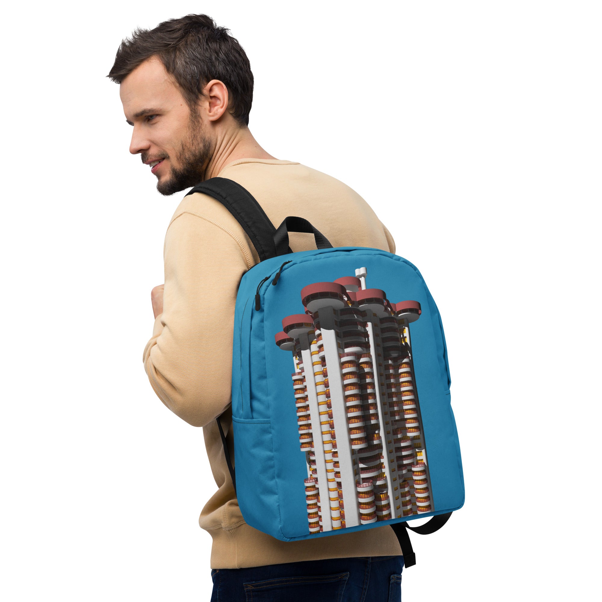 Torres Blancas Backpack | Oiza Brutalist Madrid Architecture Gift