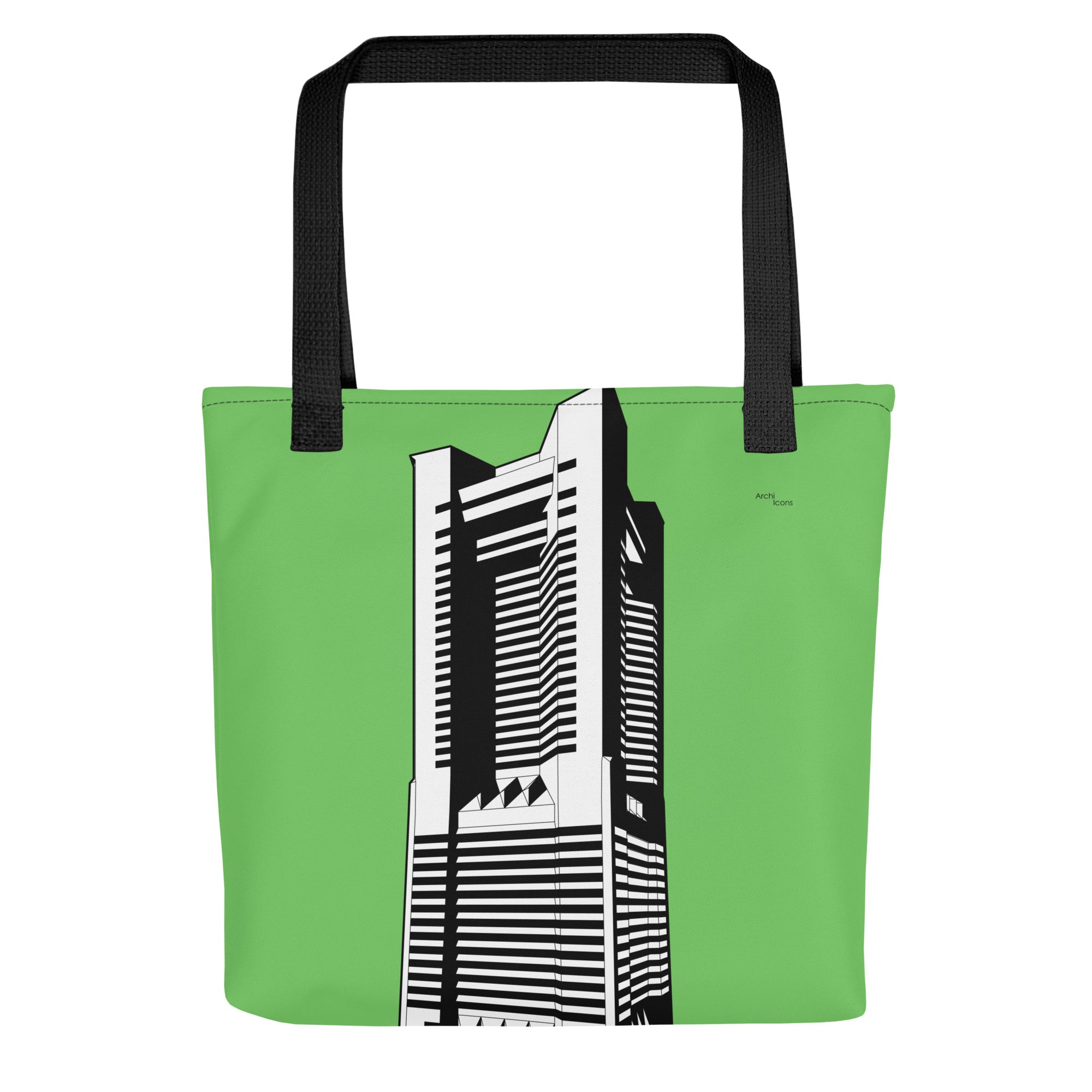 Yokohama Landmark Tower Tote Bags | Hugh Stubbins | Modern Skyscraper ...
