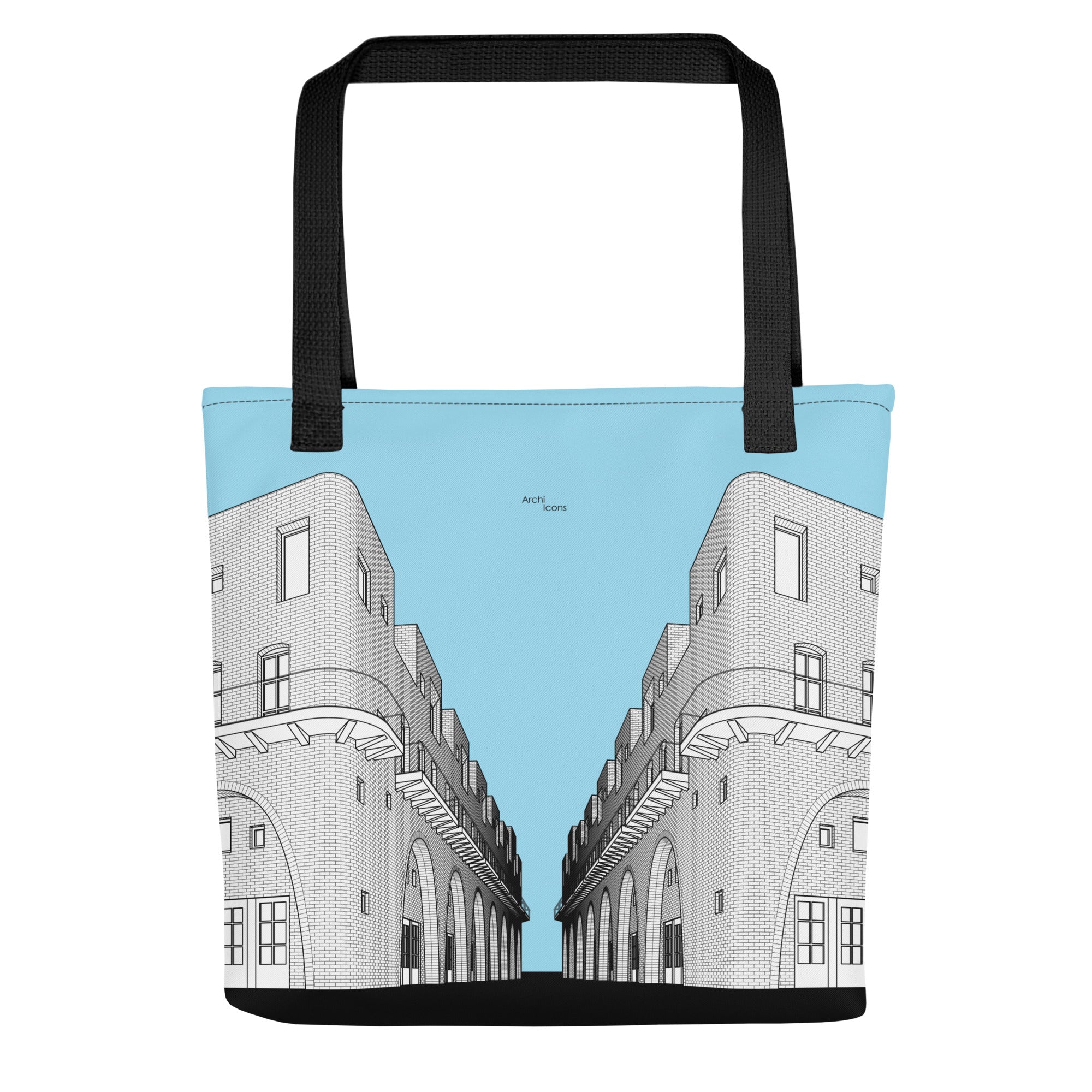 Mc Grath Road Blue Tote Bags