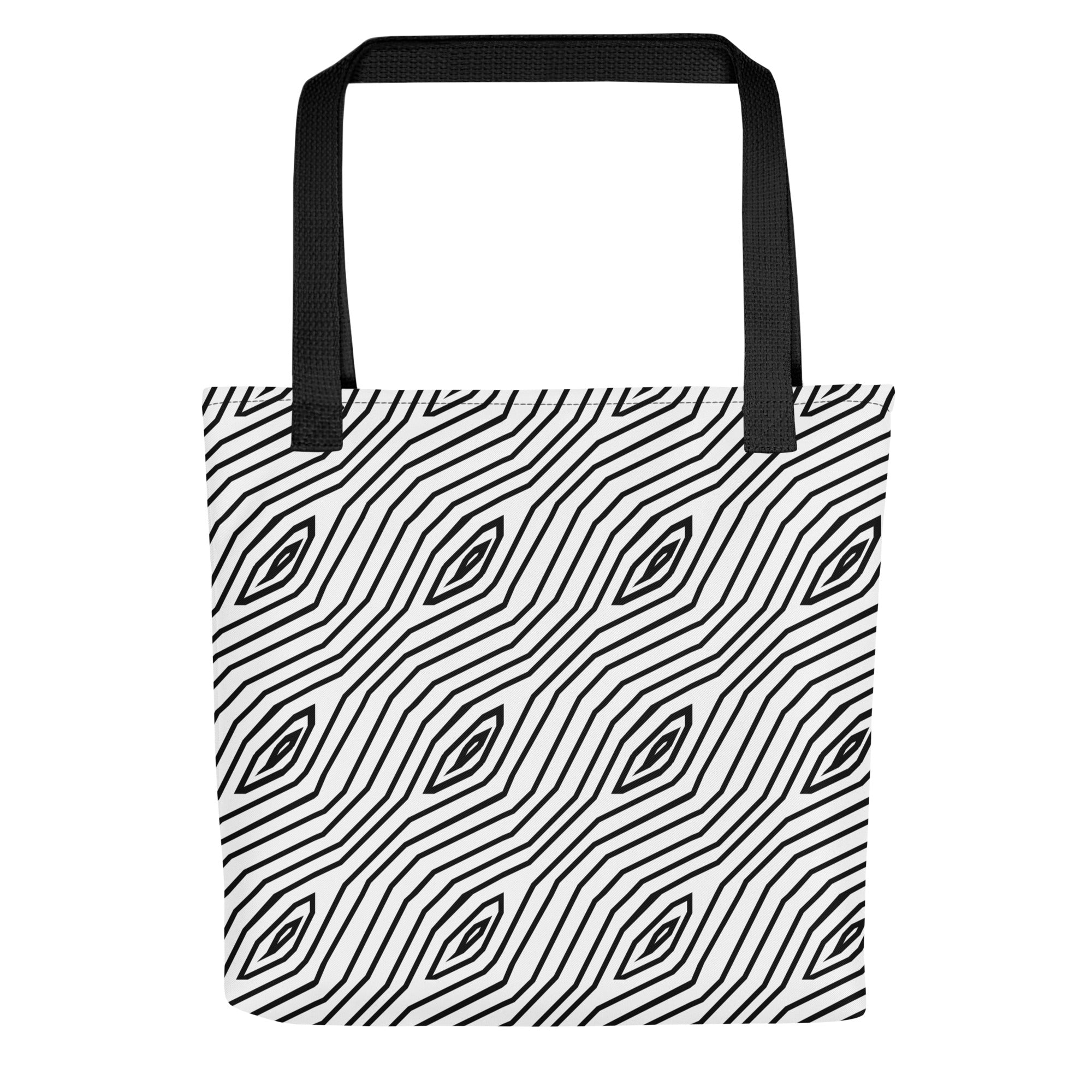 Black & White Timber Hatch Tote Bags | Autocad Architect CAD Gift