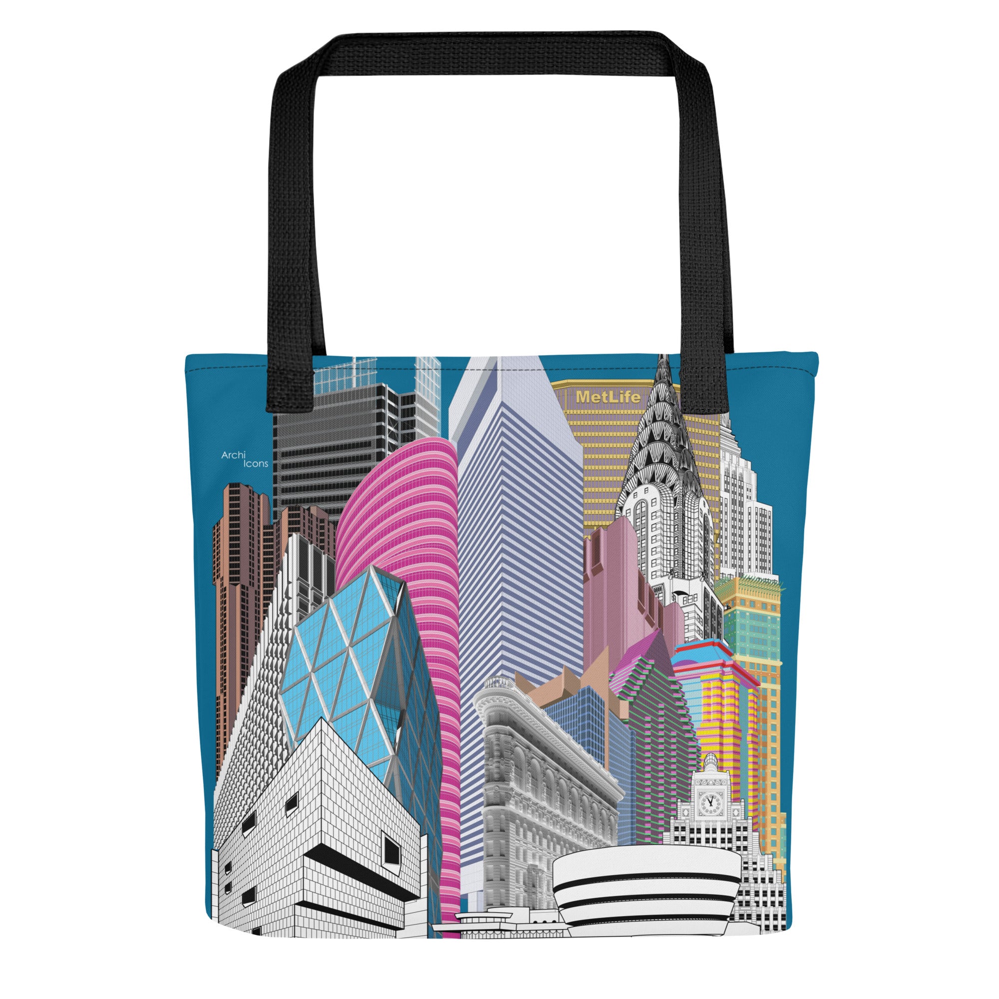 New York Skyline Tote Bag