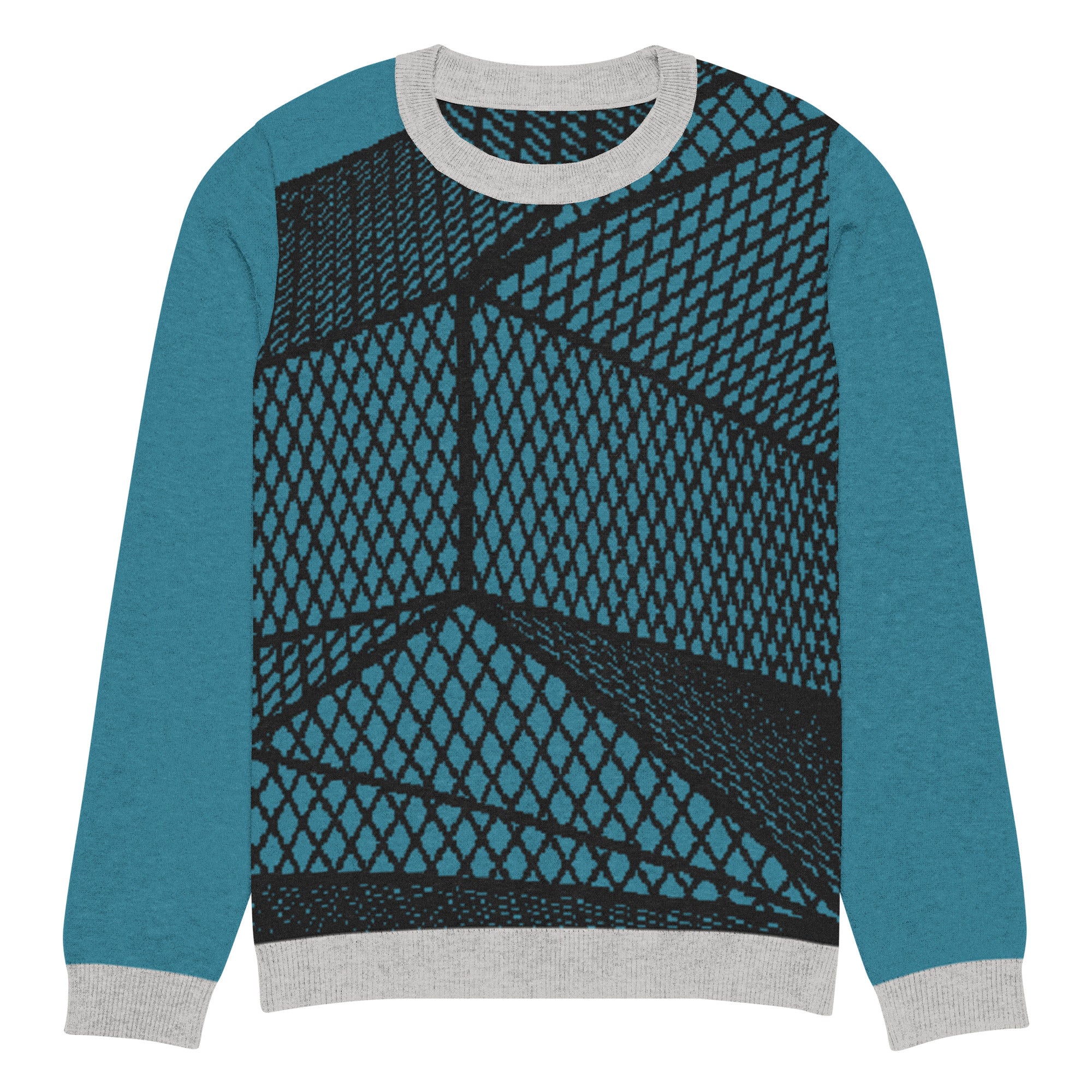 Seattle Central Library Knitted Crew Neck Sweaters