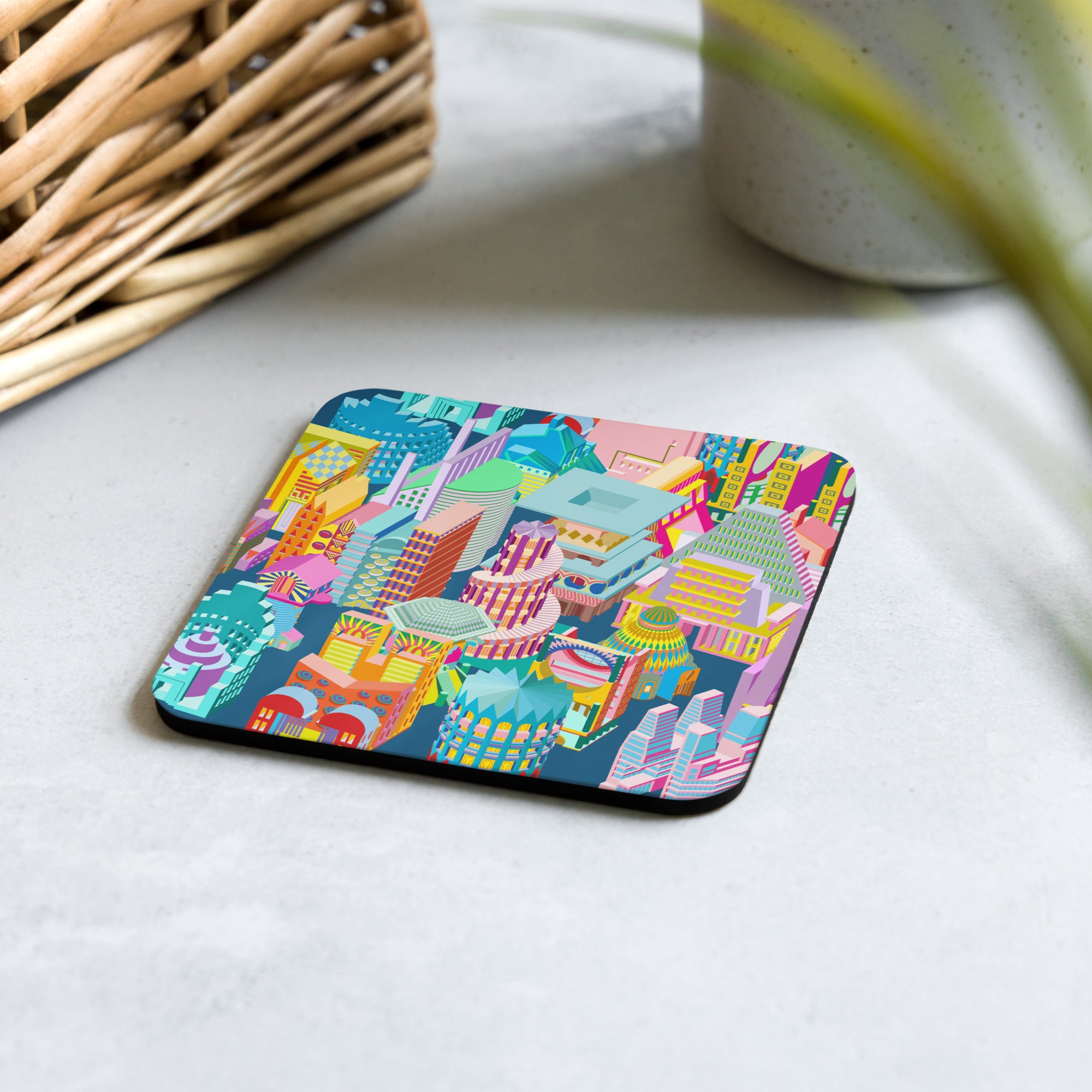 FFC21 Cork-back Coaster