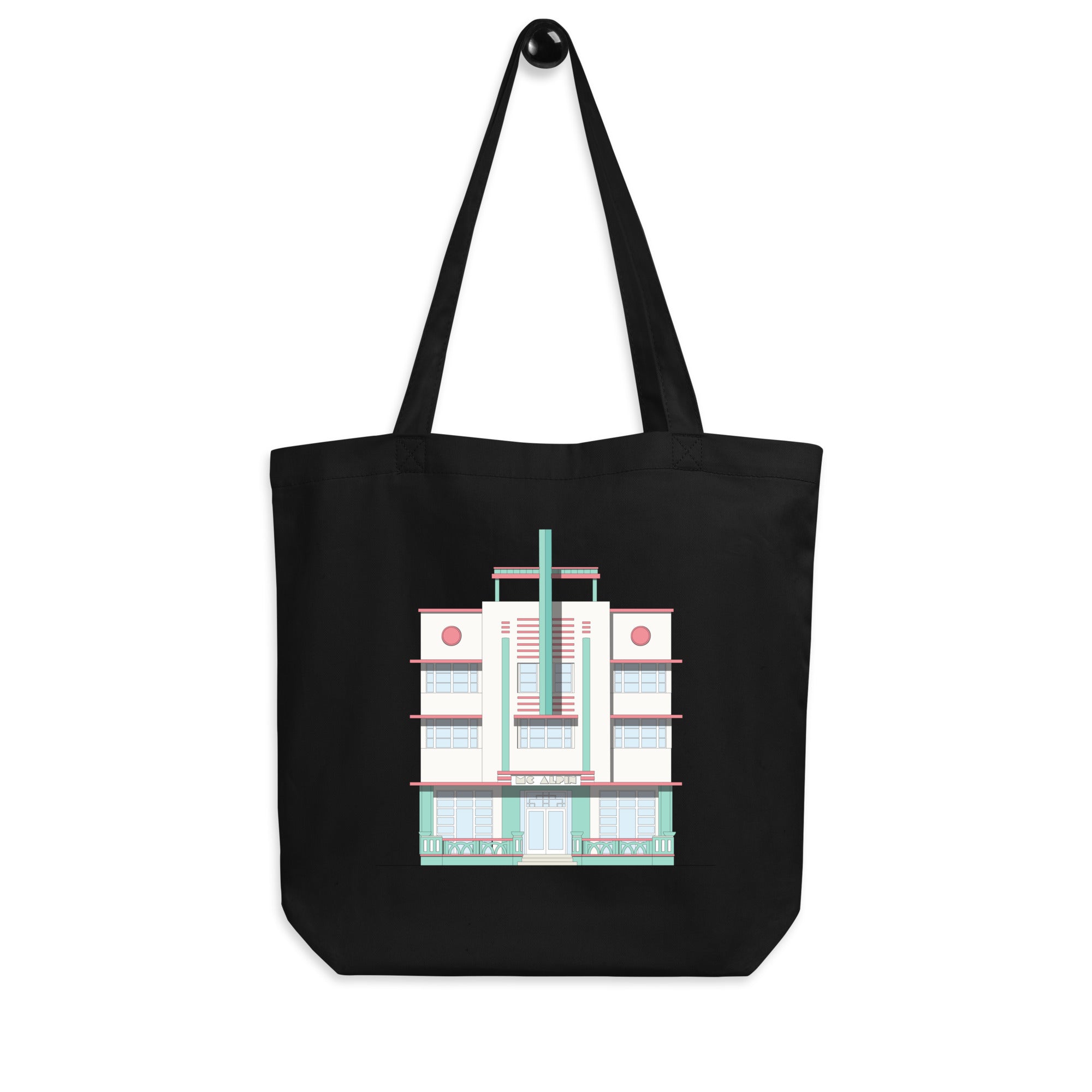 Ocean Drive, Miami Beach Building 03 Eco Tote Bags | Art Deco & 1930s ...