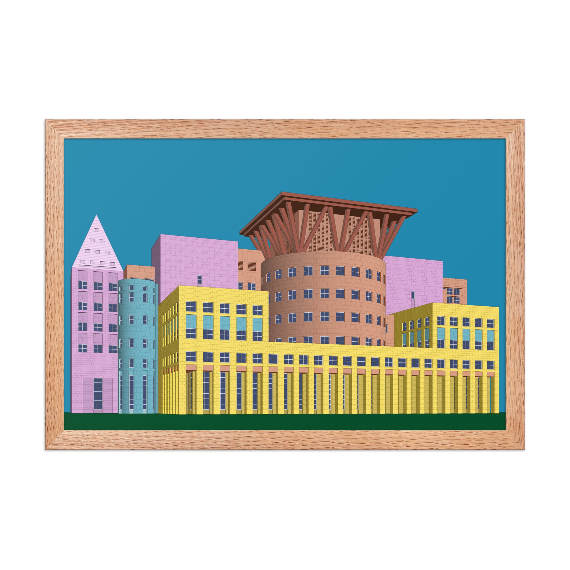 Denver Central Library Framed Prints | Michael Graves | Postmodern ...