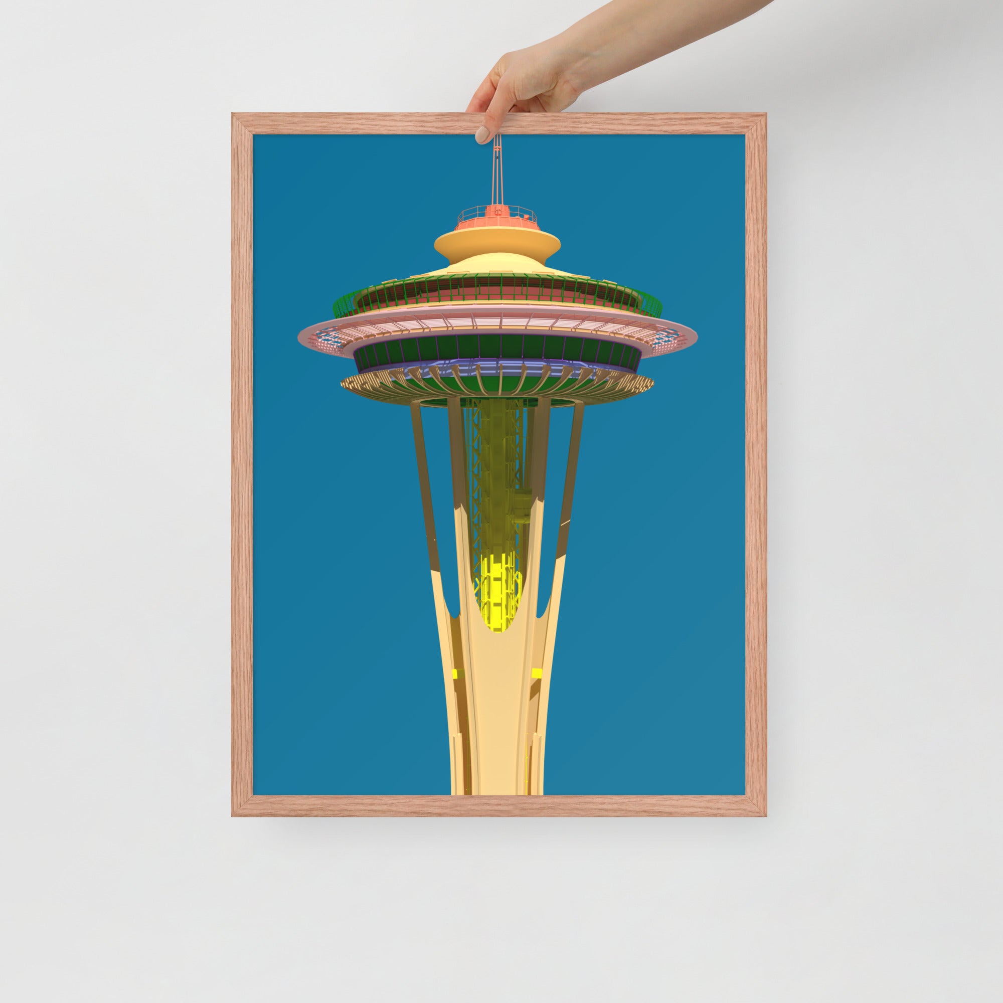 Space Needle Framed Prints | John Graham Googie Modernist Seattle ...