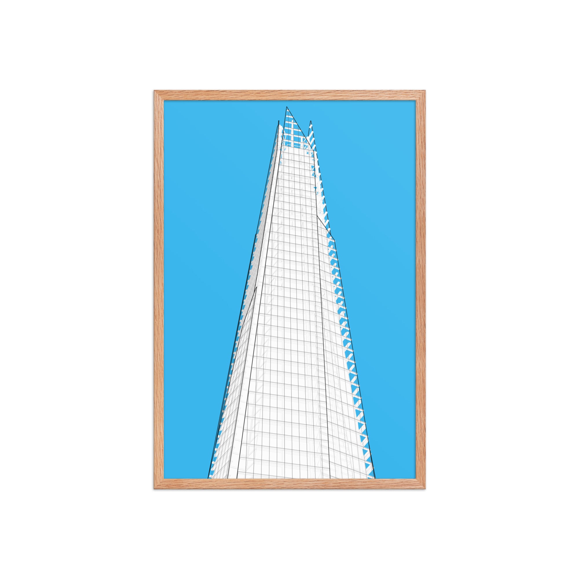 The Shard Framed Prints | Renzo Piano High-Tech London Skyscraper ...