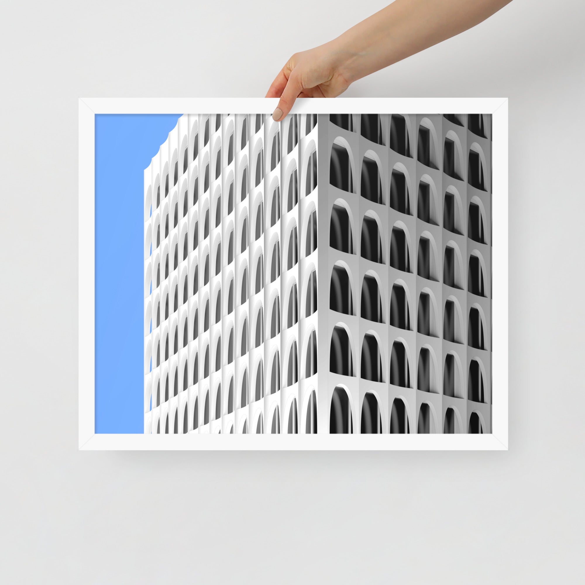Pacific Mercantile Bank with Shadow Framed Prints | Edward Durell Stone ...