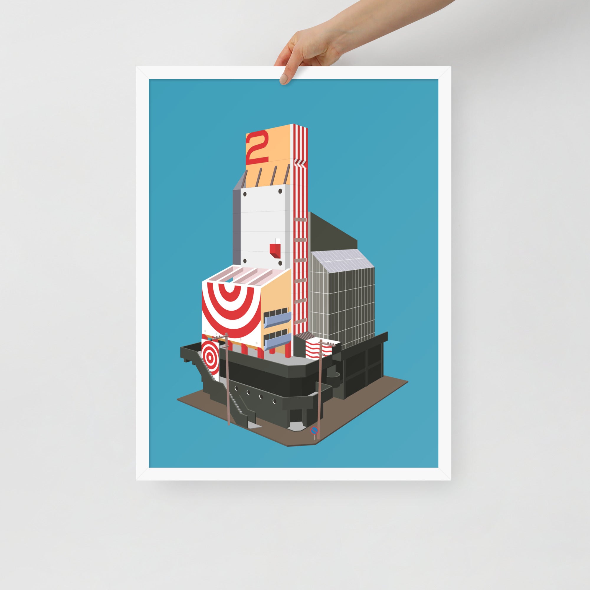 Nibankan Framed Prints | Minoru Takeyama | Postmodern Architecture ...