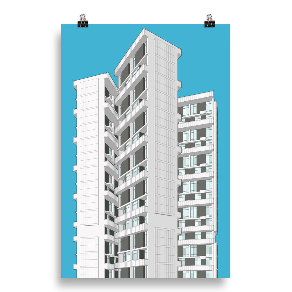 Keeling House Posters – Denys Lasdun Brutalist Icon | Bethnal Green ...