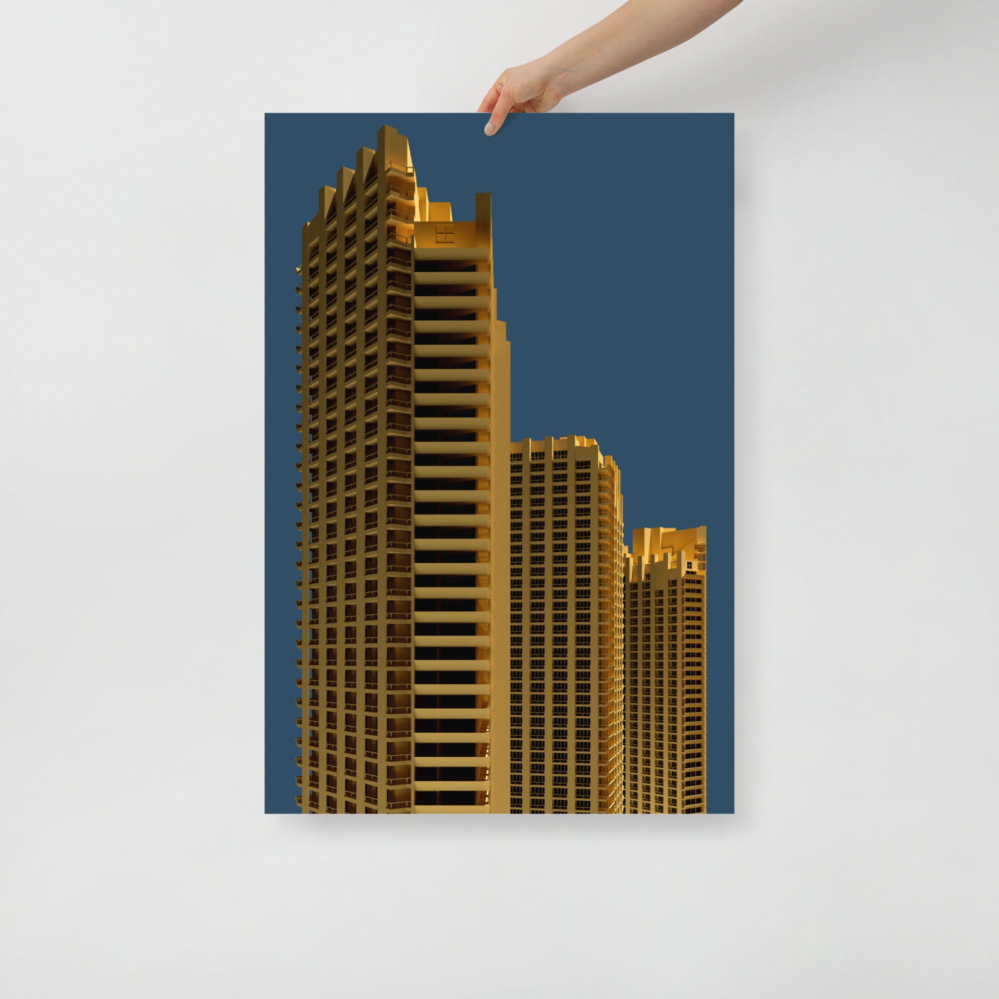 Barbican Posters with Shadows