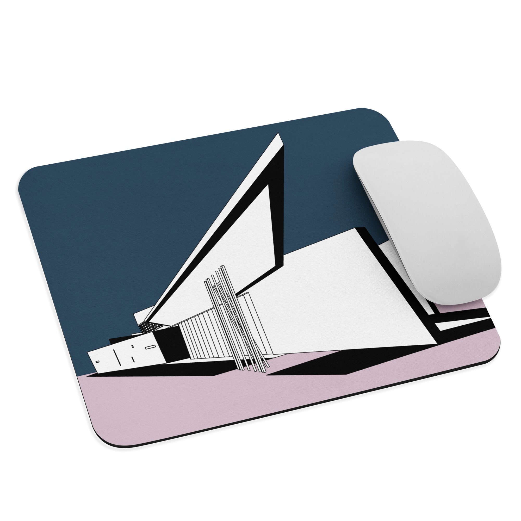 Vitra Fire Station Mouse Pad | Zaha Hadid Deconstructivist Germany ...