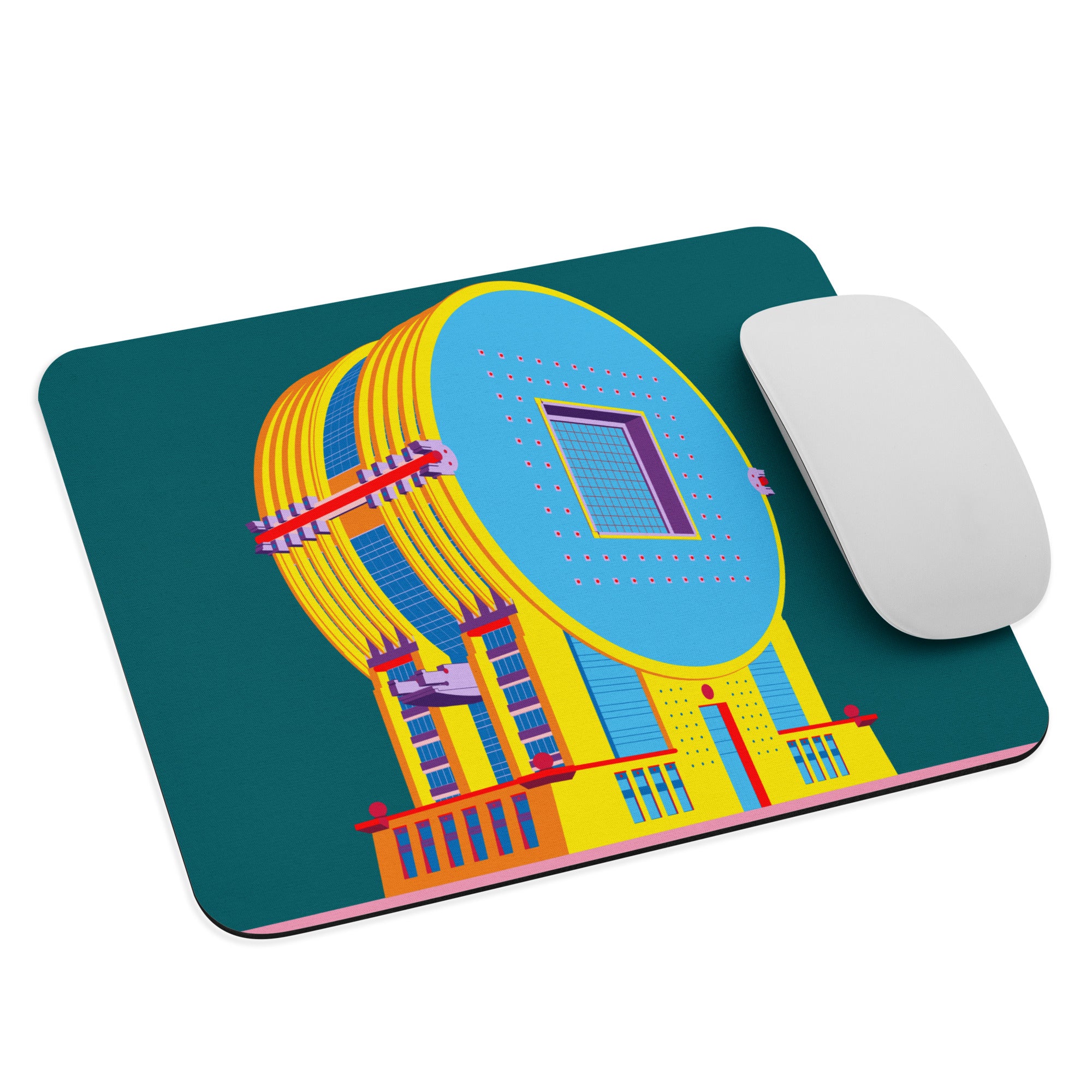 Fang Yuan Mouse Pad – Postmodern Chinese Coin Skyscraper | Unique ...