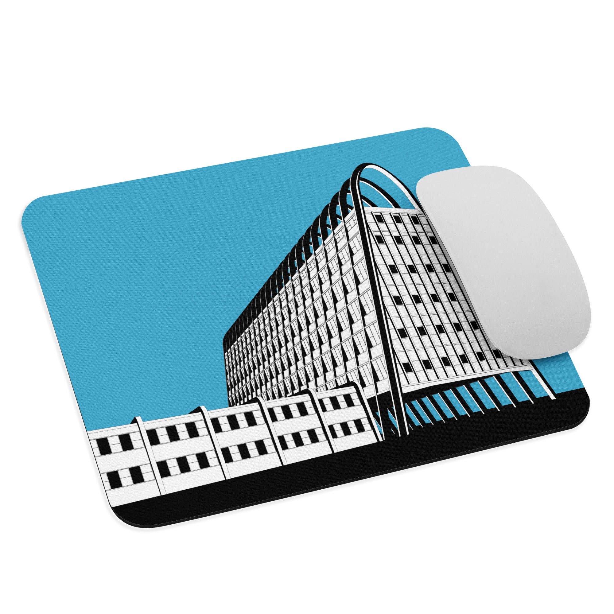 Manchester Toast Rack Blue Mouse Pads