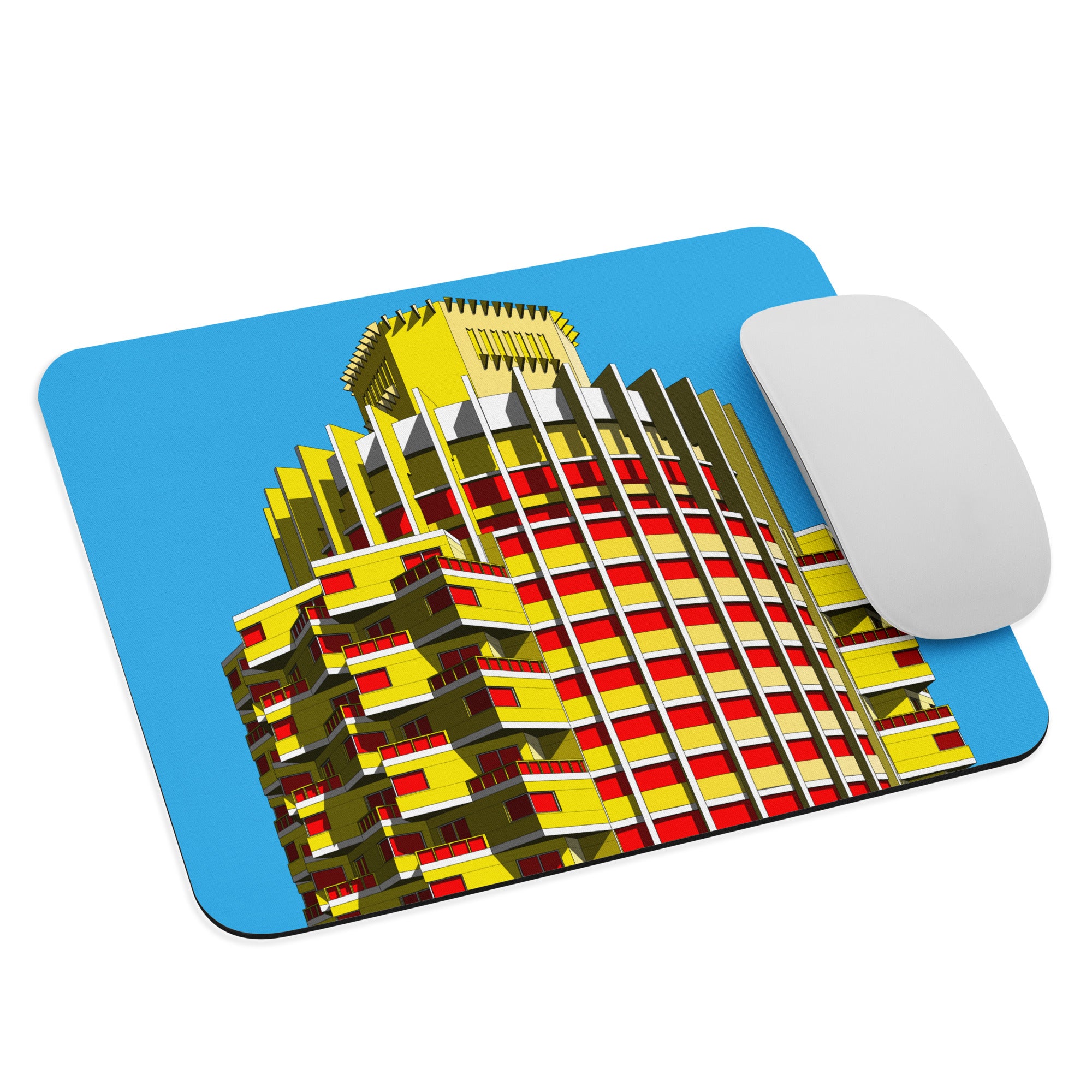 Dizengoff Tower Mouse Pad | Mordechai Ben-Chorin | Brutalist ...