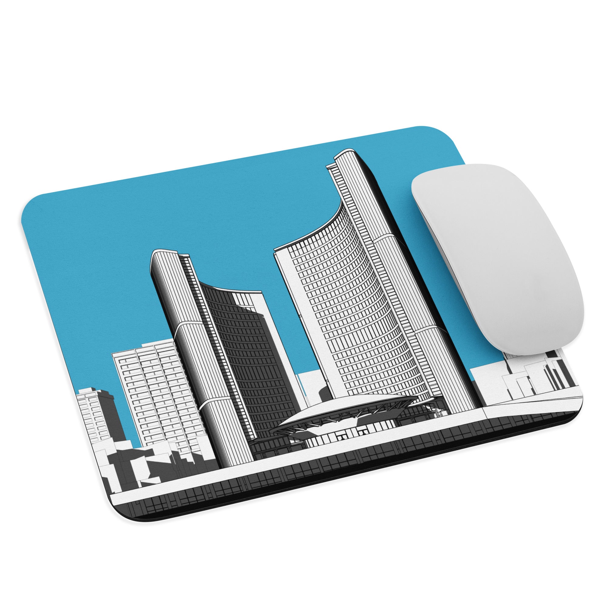 Toronto City Hall Mouse Pad | Viljo Revell Brutalist Modernist Canada ...