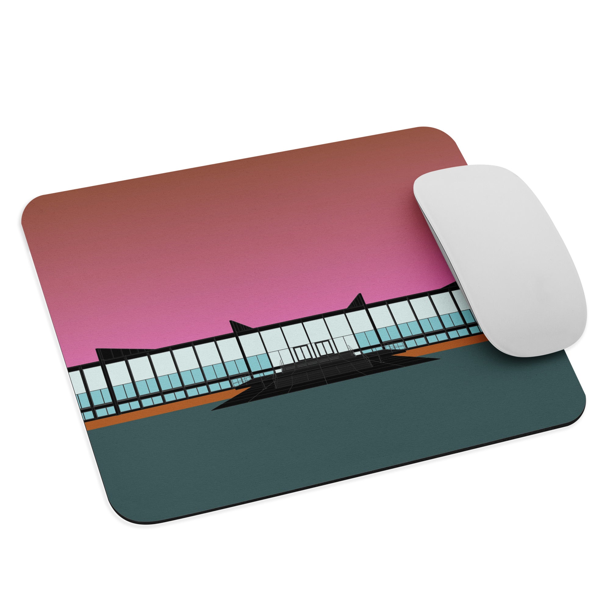 IIT Crown Hall Mouse Pad – Mies van der Rohe Modernist Masterpiece ...