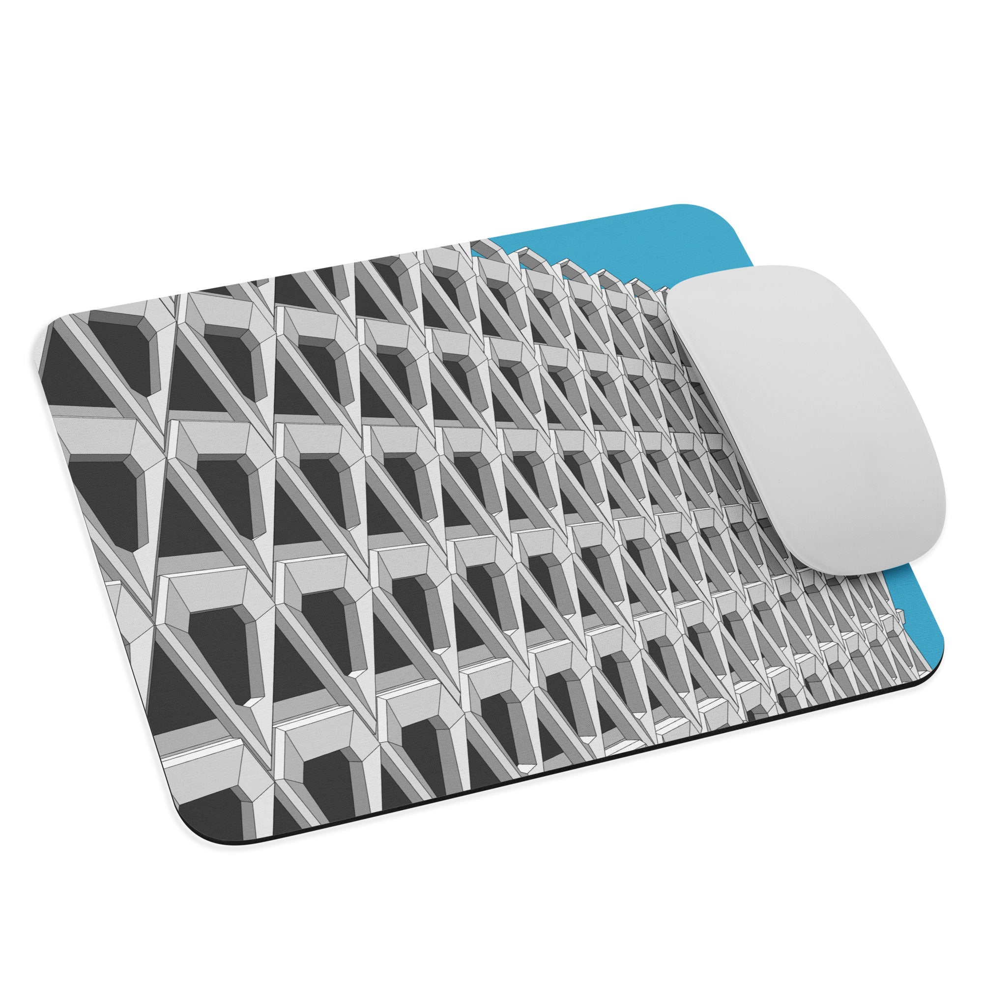 Welbeck Street Car Park Mouse Pad | Michael Blampied Brutalist Concrete ...