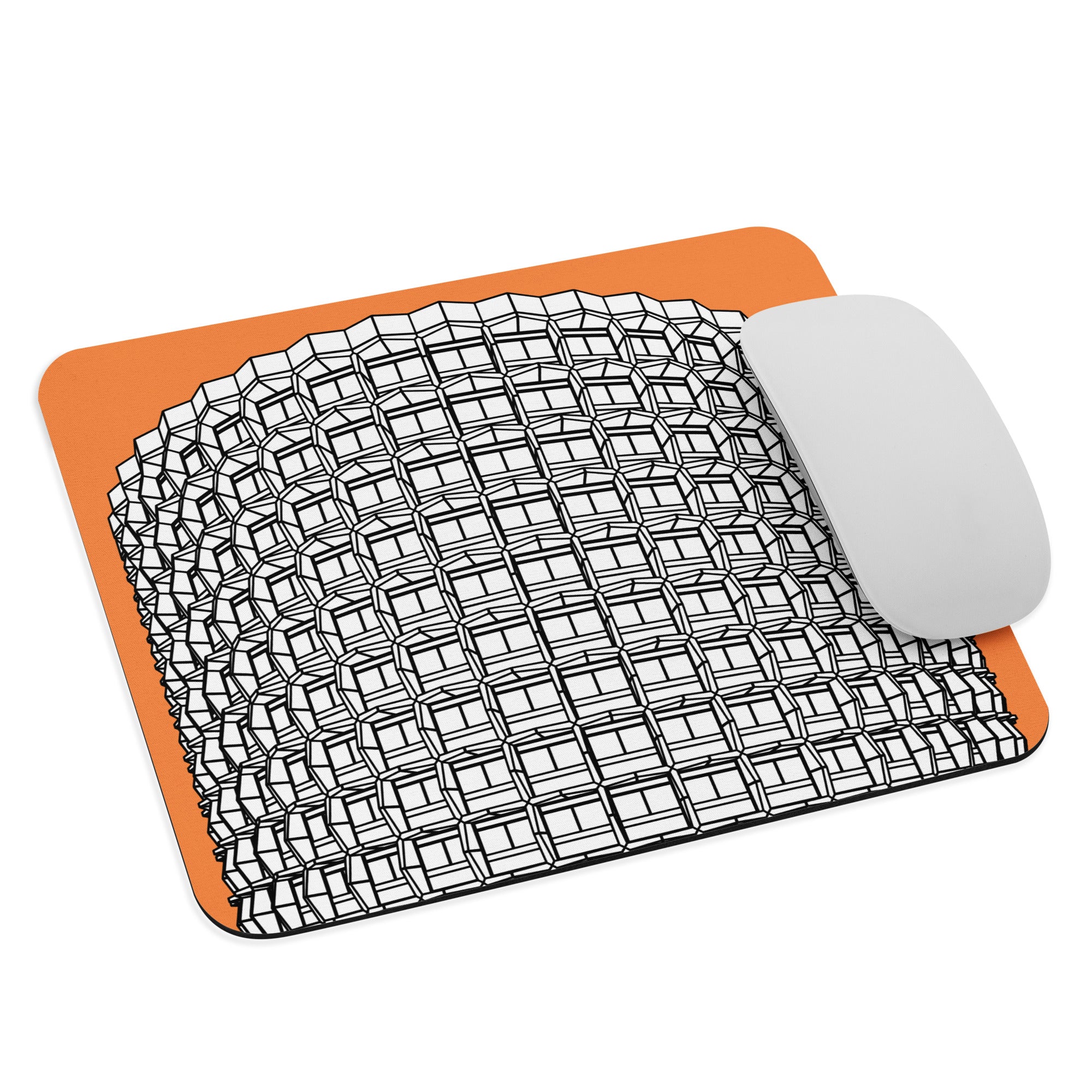 Space House Orange Mouse Pads | Seifert Space Age Brutalist London ...