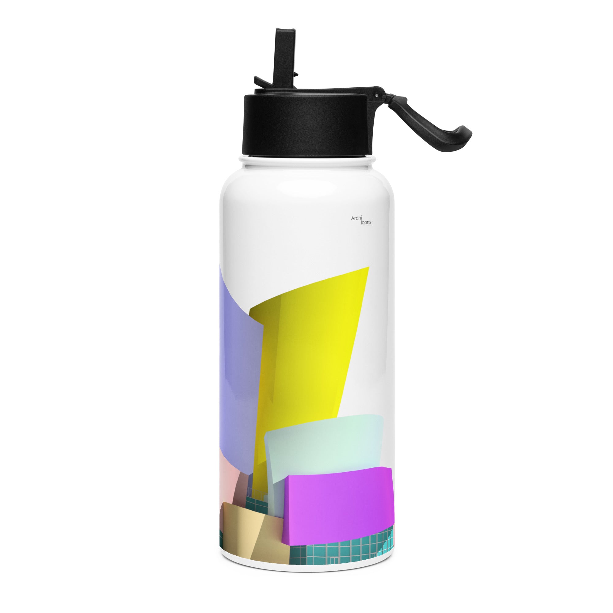 Walt Disney Concert Hall Stainless Steel Water Bottle | Frank Gehry LA ...