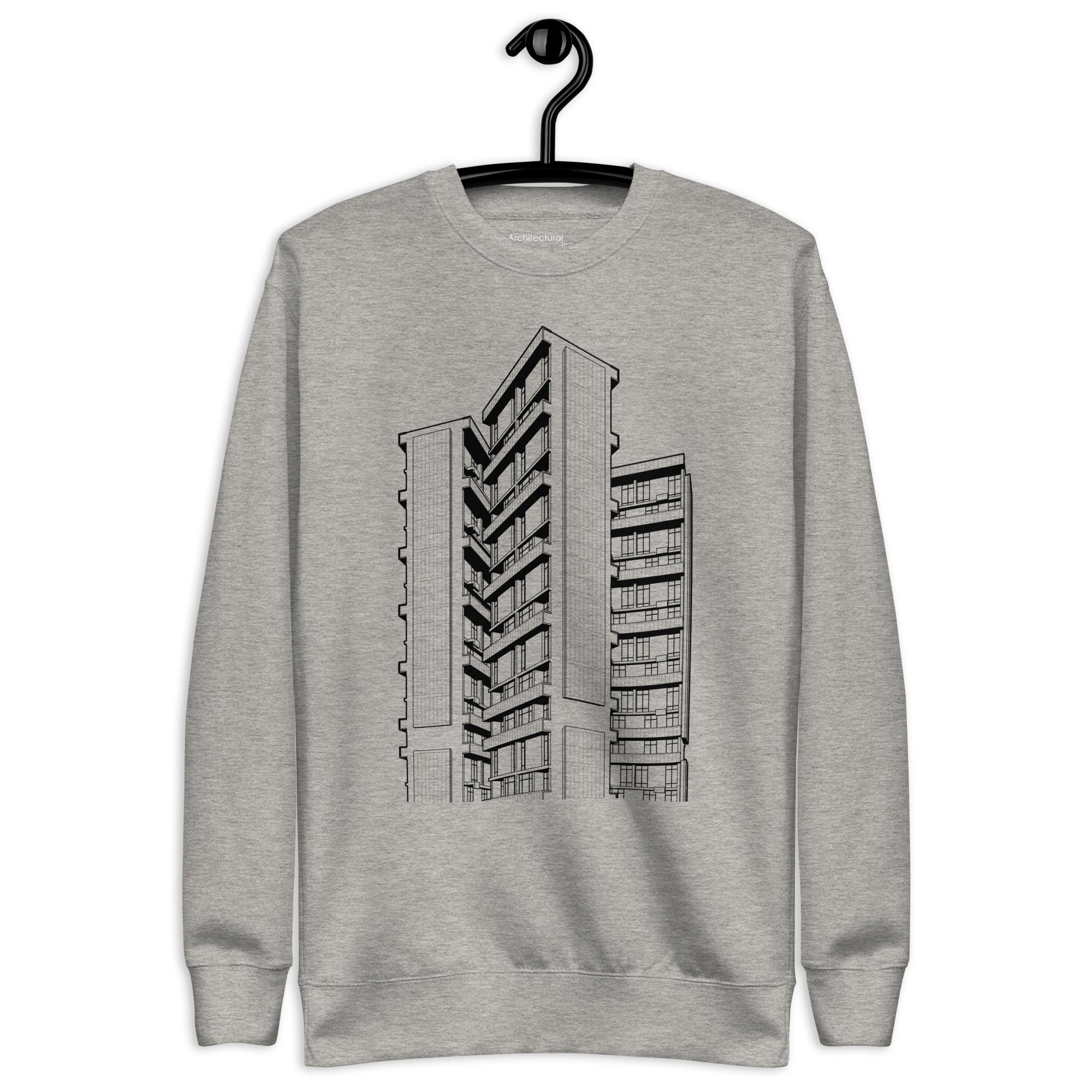 Keeling House Unisex Sweatshirts – Denys Lasdun Brutalist Icon ...