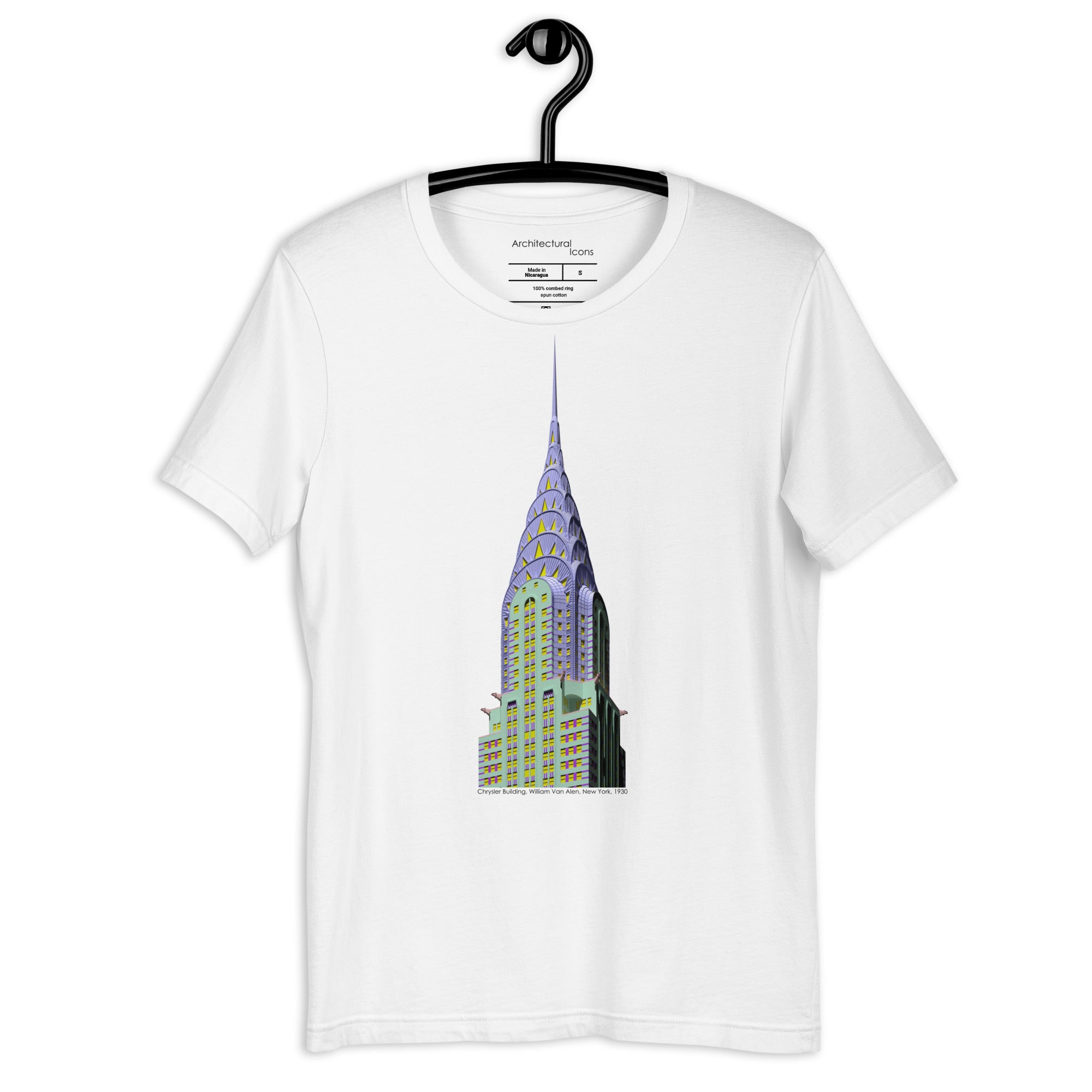 Chrysler Building Colour Illustration Unisex T-Shirts | William Van ...