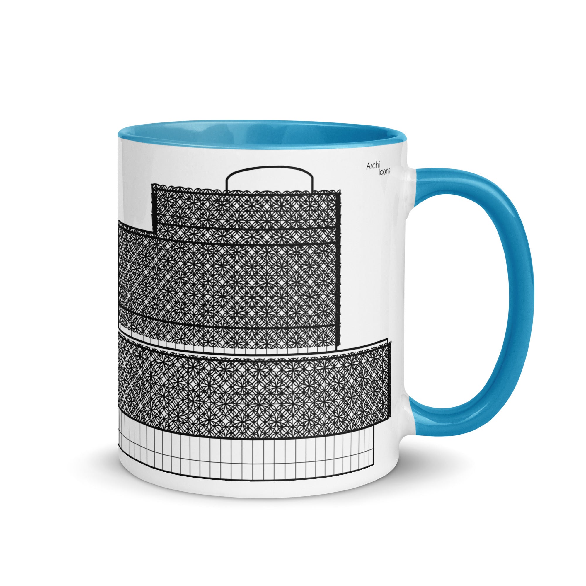 Library of Birmingham Different Coloured Mugs