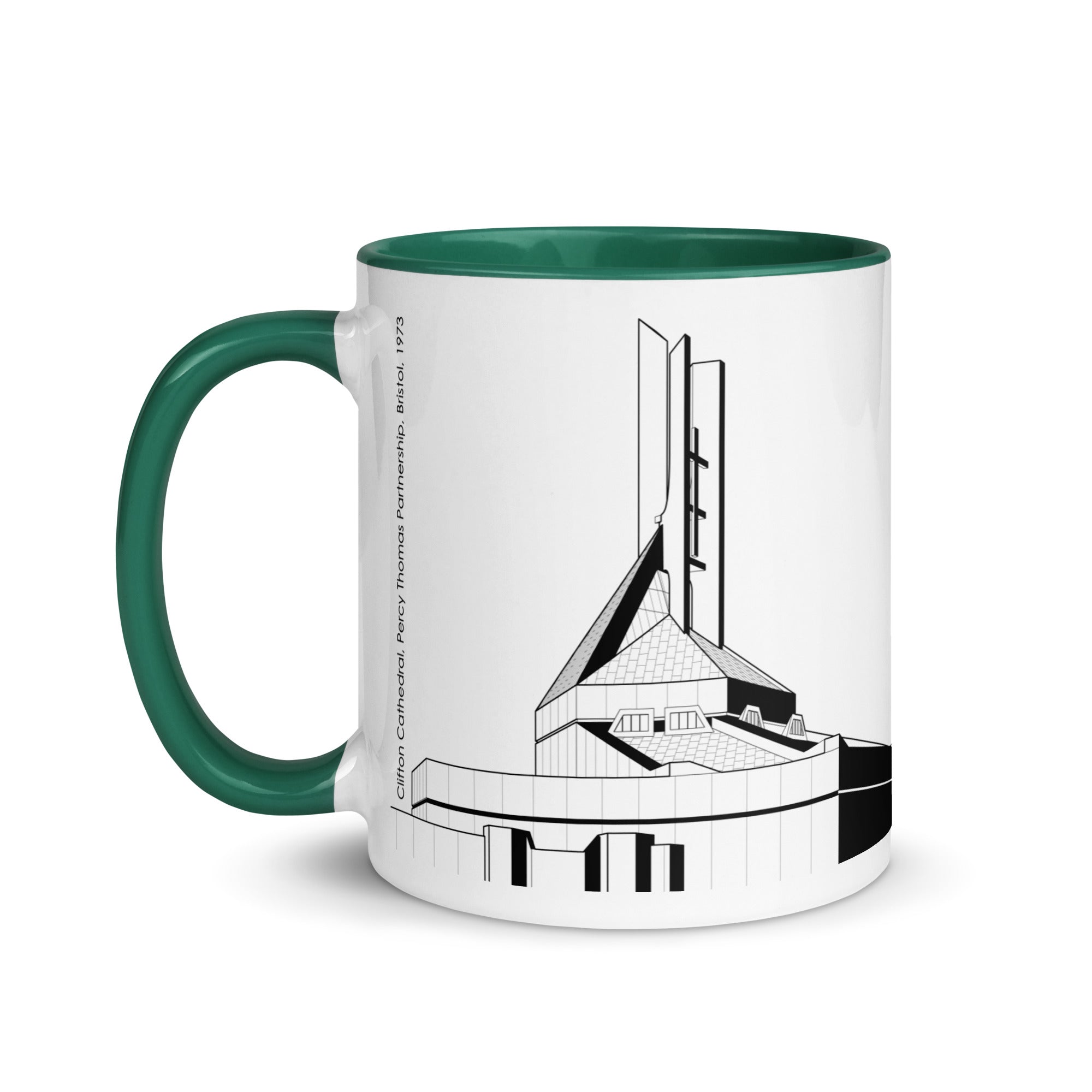 Clifton Cathedral Different Coloured Mugs