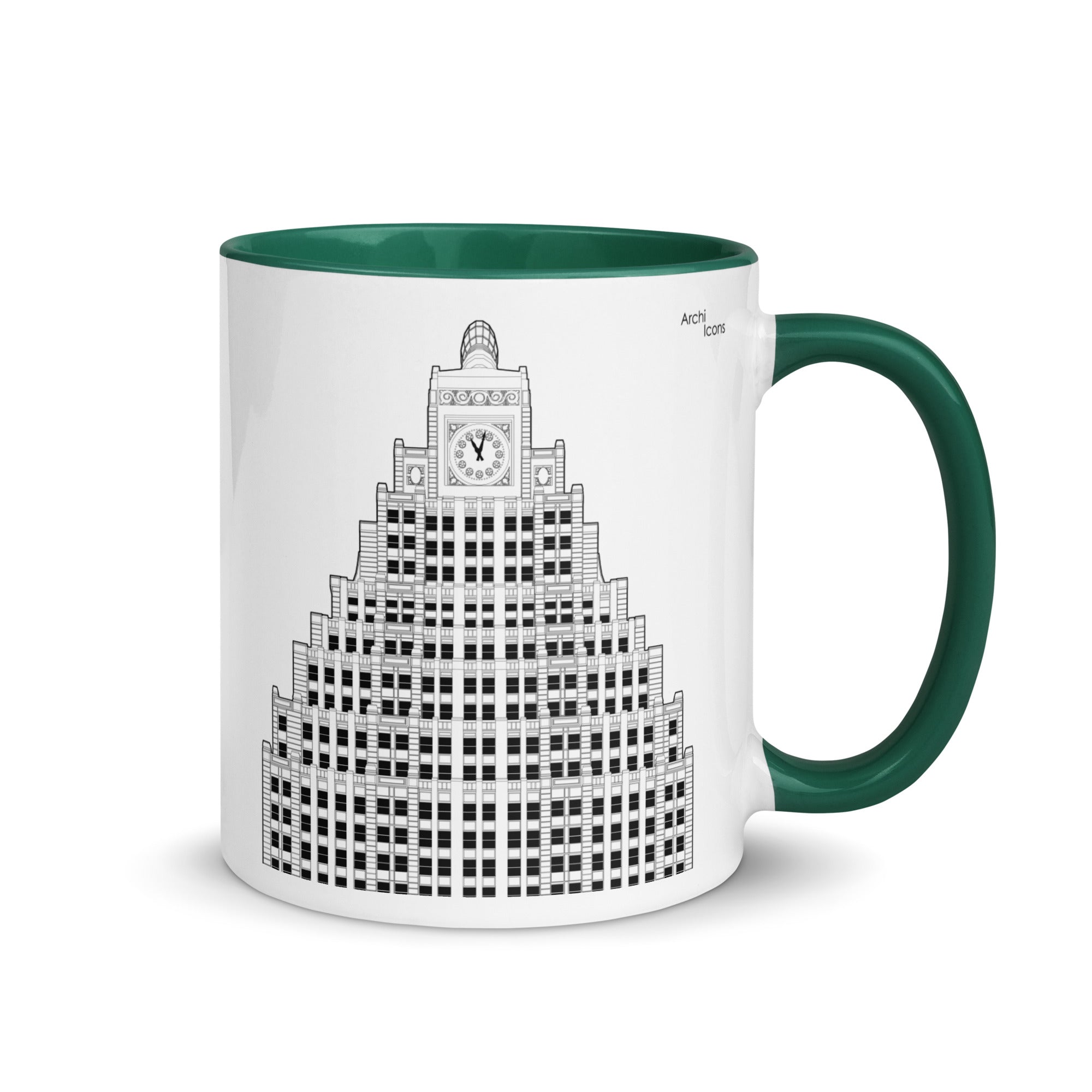 1501 Broadway (the Paramount Building) Different Coloured Mugs