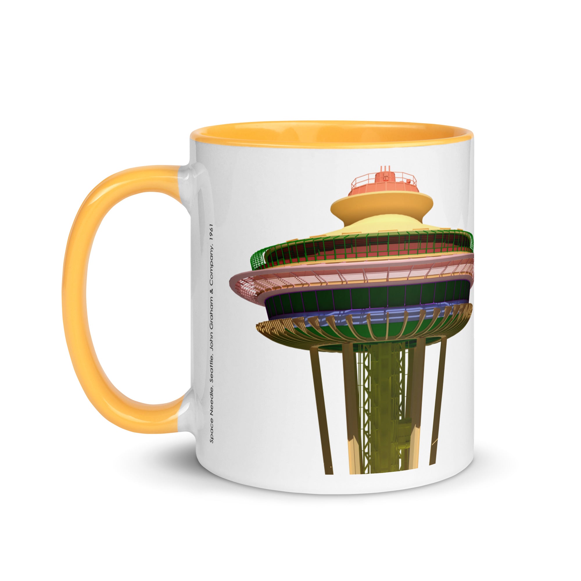 Space Needle Different Coloured Mugs | John Graham Googie Modernist ...