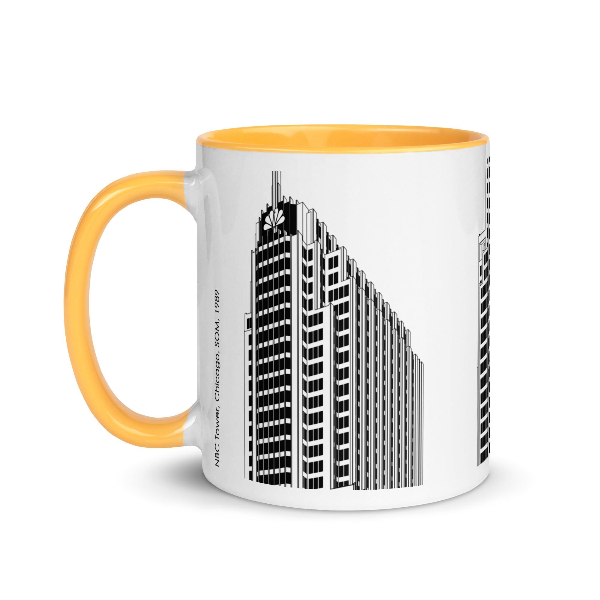 NBC Tower Different Coloured Mugs