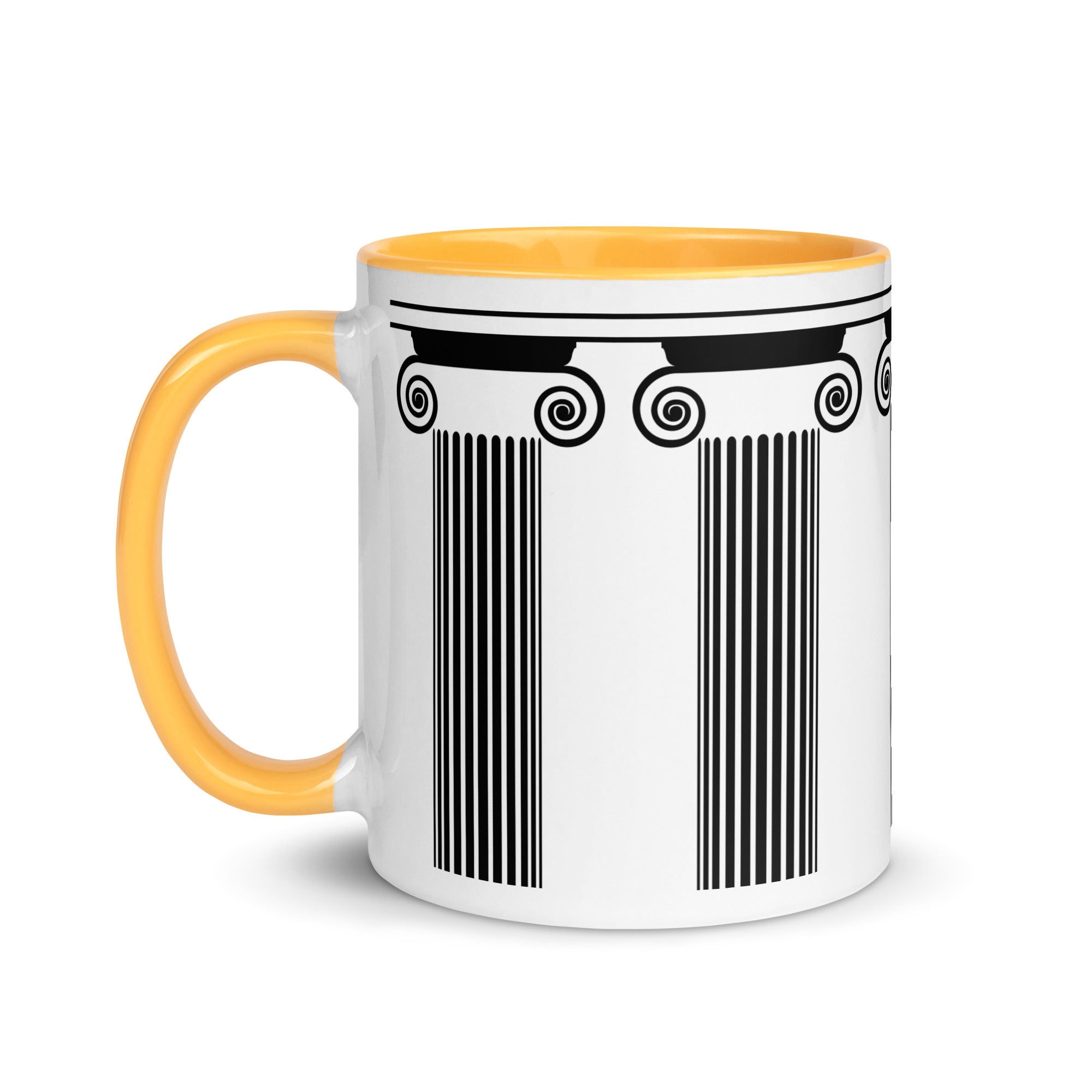 Ionic Column Different Coloured Mugs