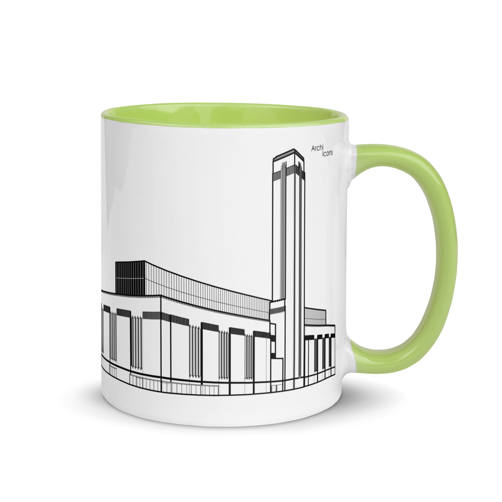 Tate Modern Different Coloured Mugs | Herzog & de Meuron London Icon ...