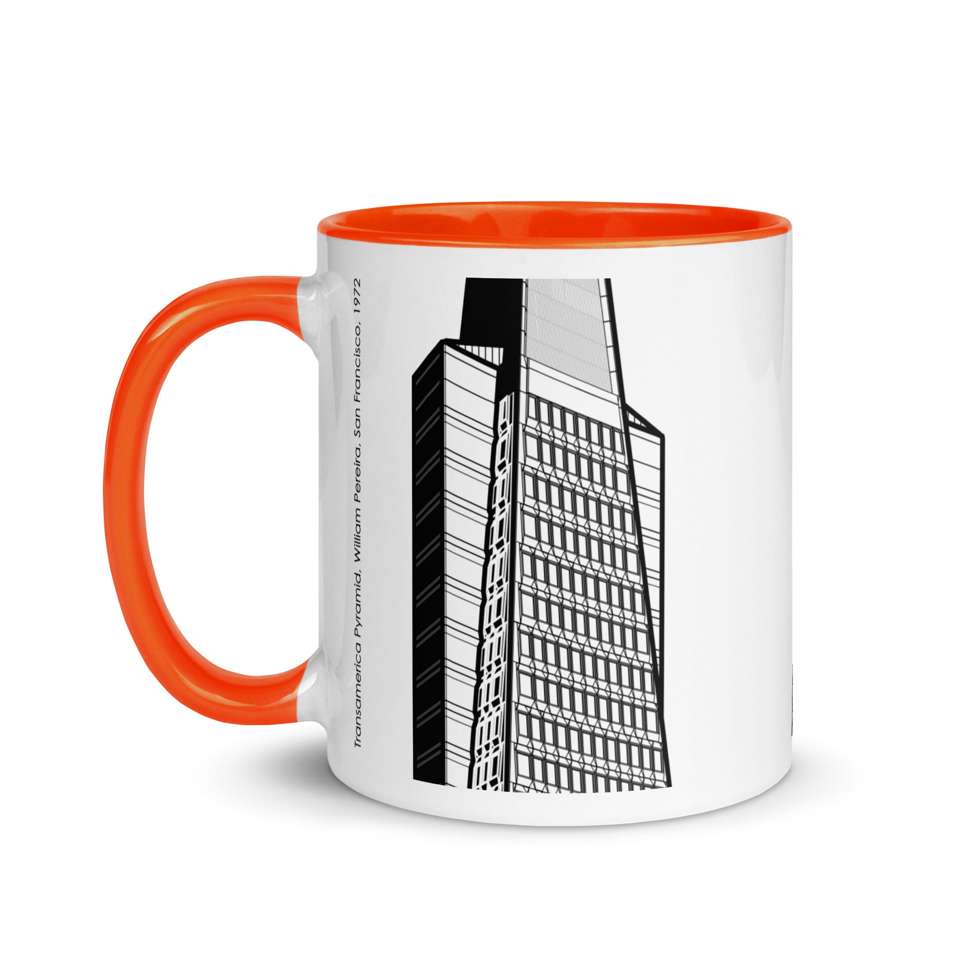Transamerica Pyramid Different Coloured Mugs