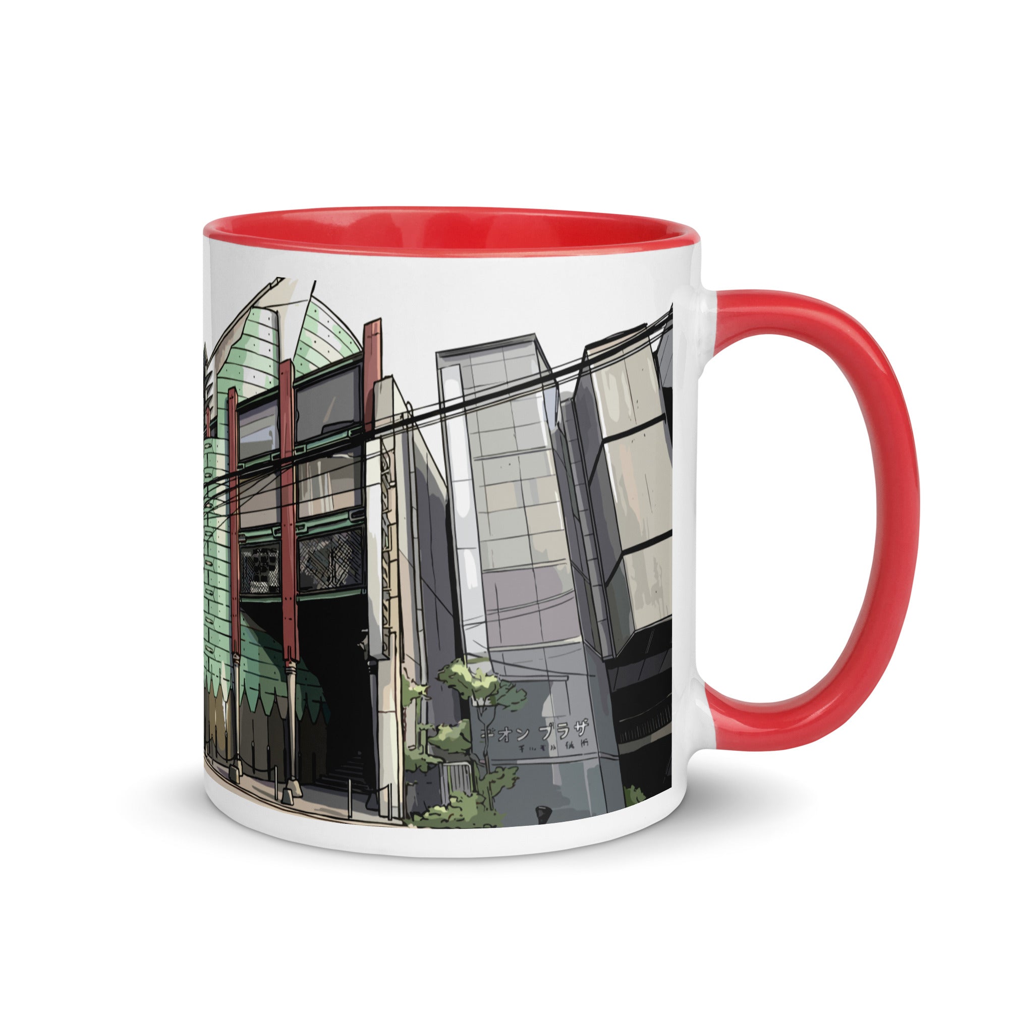 Maruto Building Number 17 Different Coloured Mugs