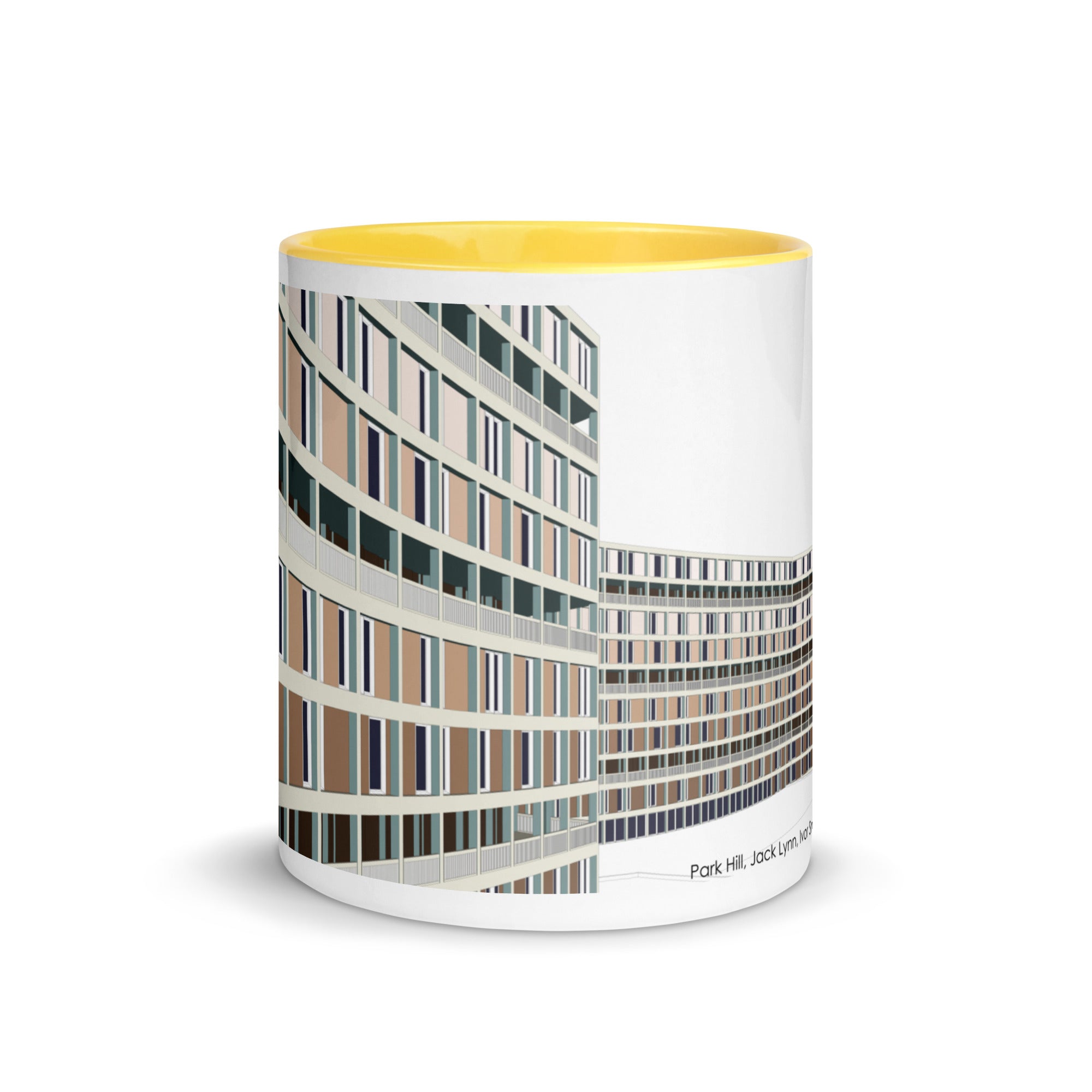 Park Hill Sheffield Different Coloured Mugs
