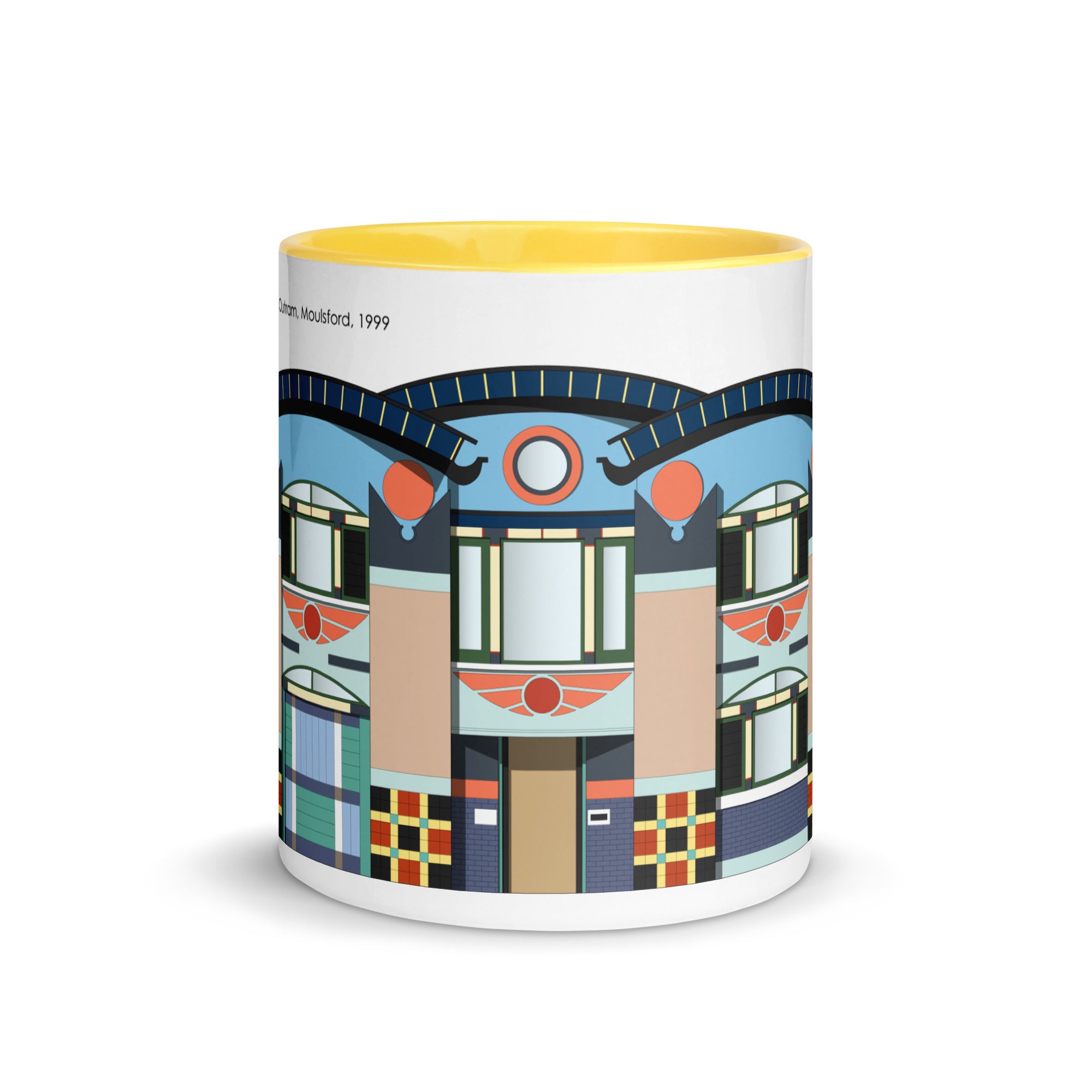 Sphinx Hill (The Egyptian House) Different Coloured Mugs | John Outram ...