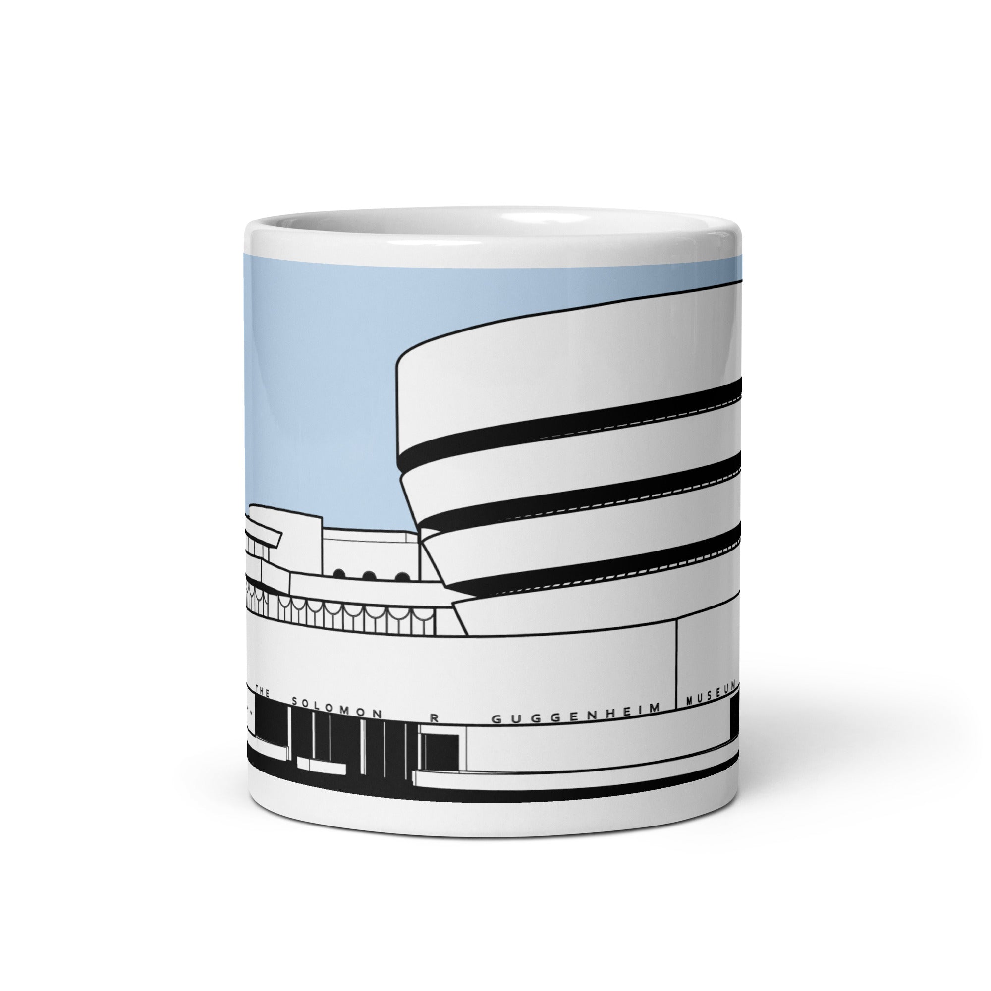 Solomon R. Guggenheim Museum Blue Mugs