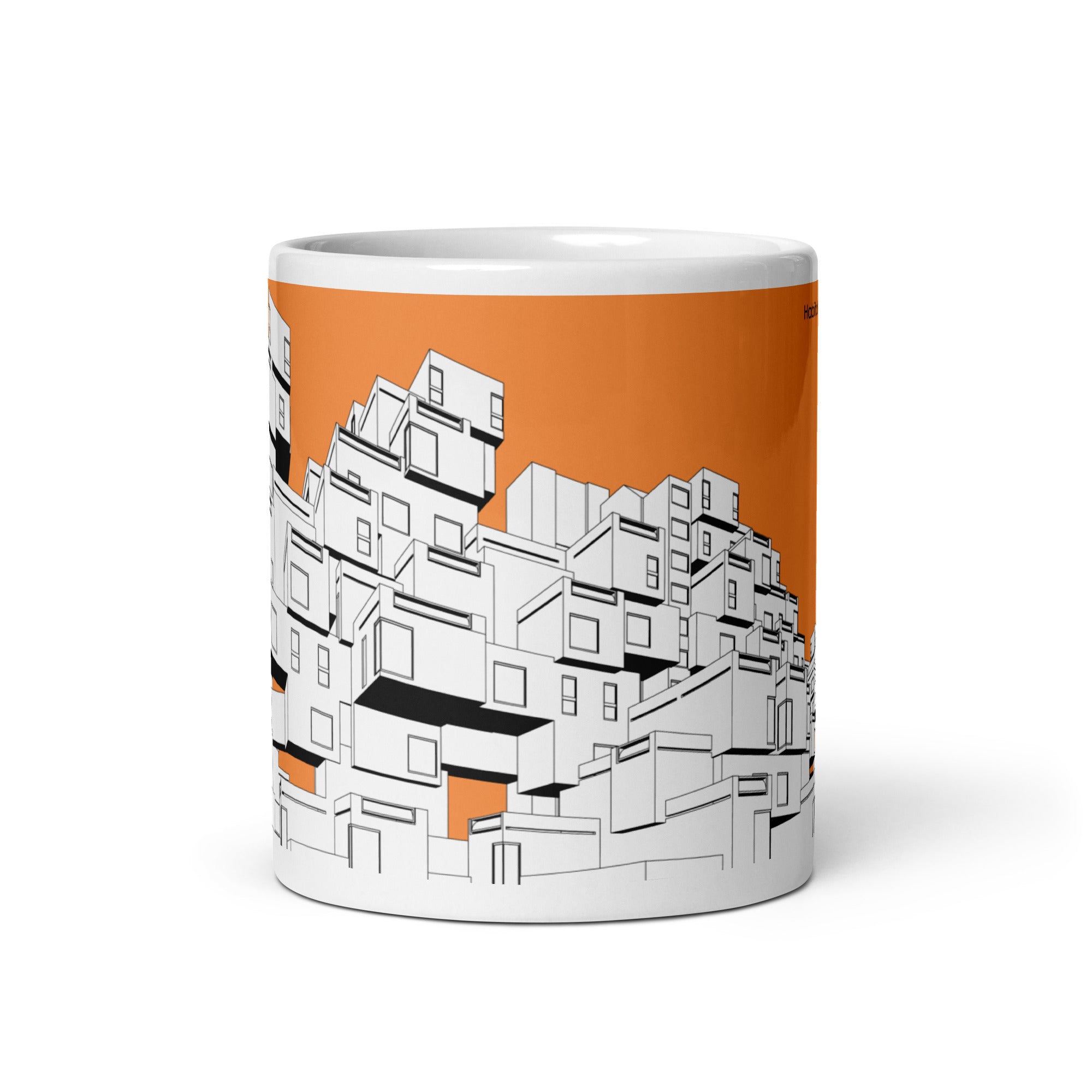 Habitat '67 Orange Mugs