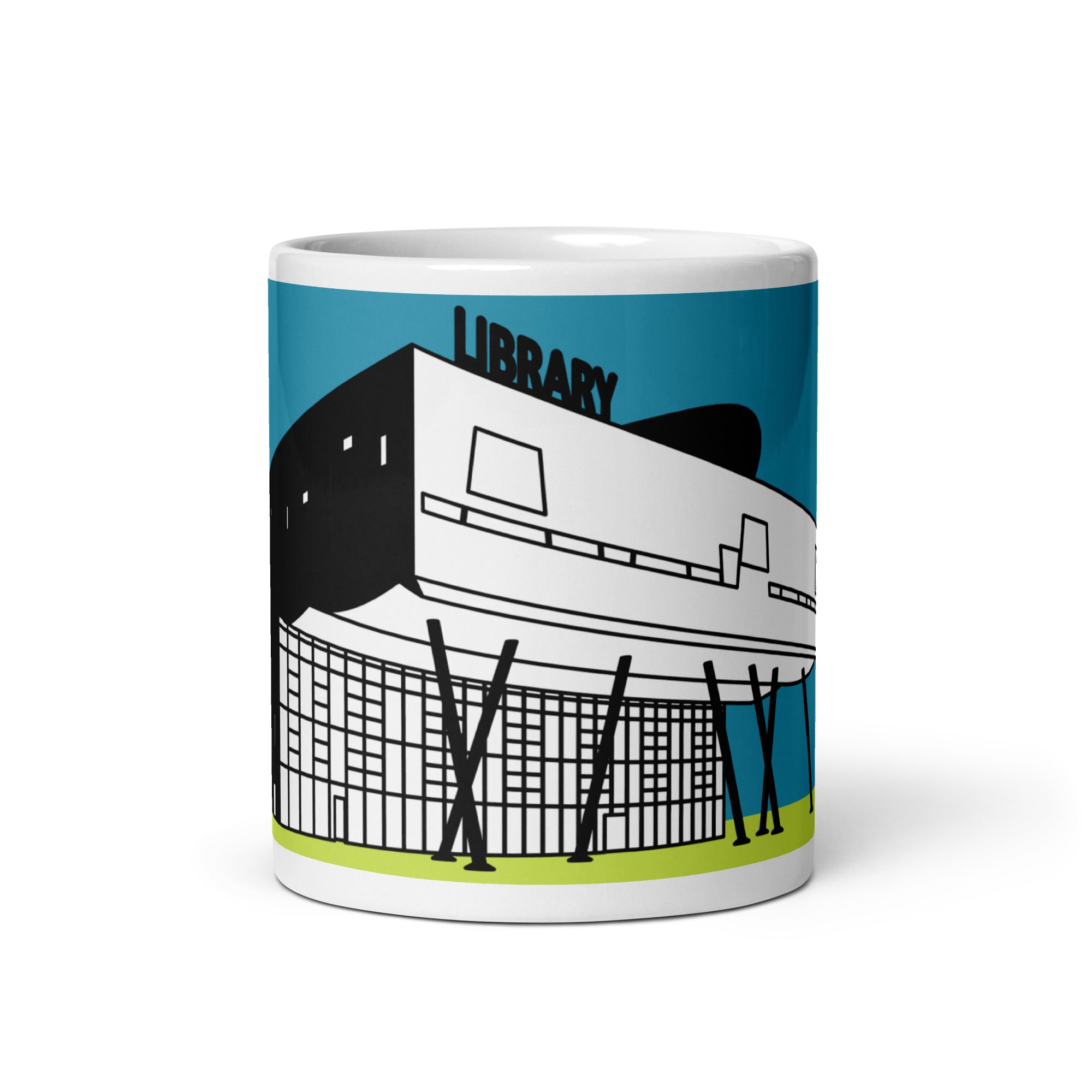Peckham Library Blue Mugs | Alsop Postmodern London Stirling Prize Gift
