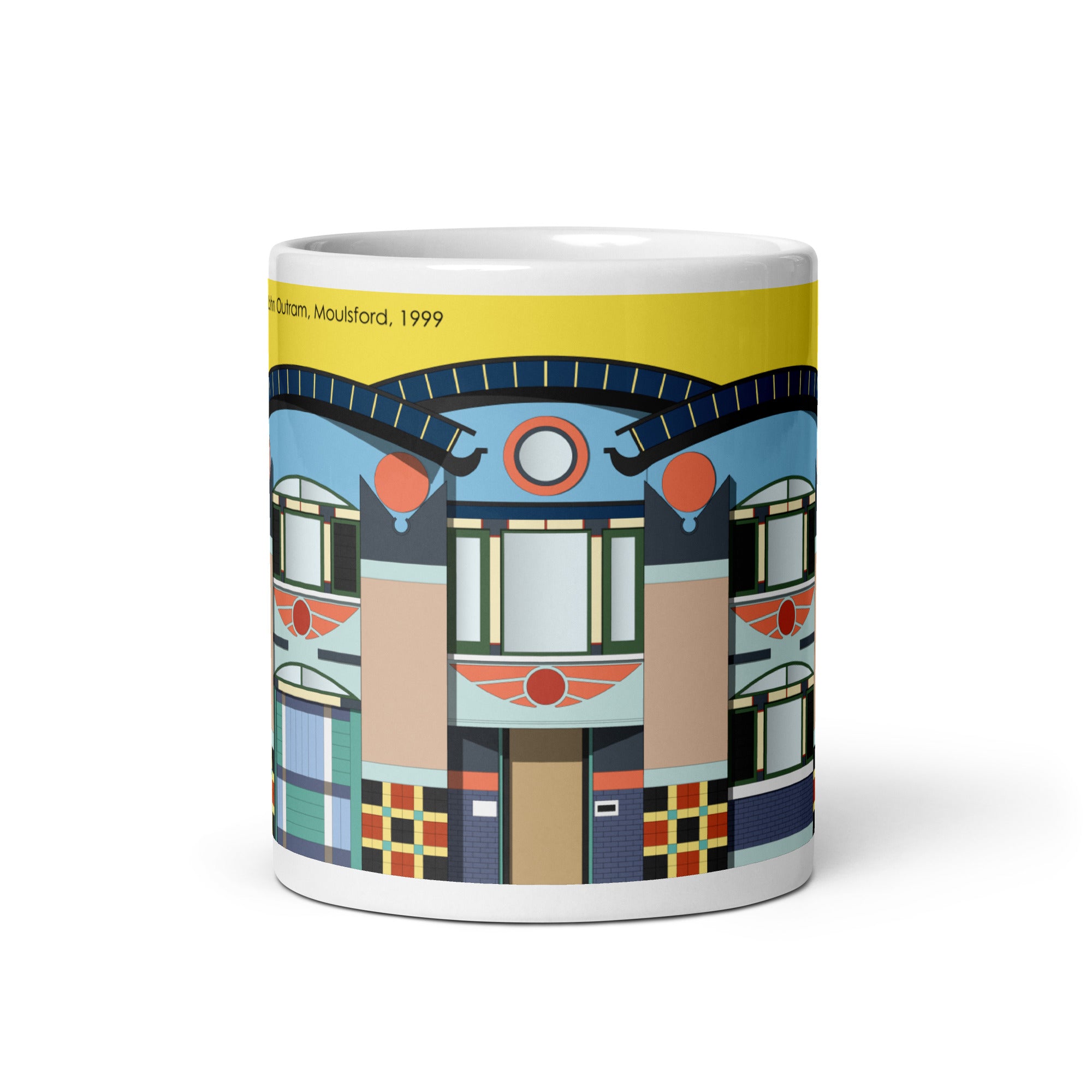 Sphinx Hill (The Egyptian House) Colour Illustration Mugs | John Outram ...