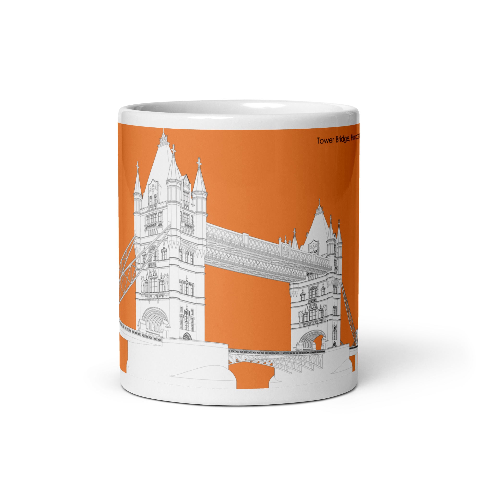 Tower Bridge Orange Mugs | Jones & Barry Gothic Revival Victorian ...
