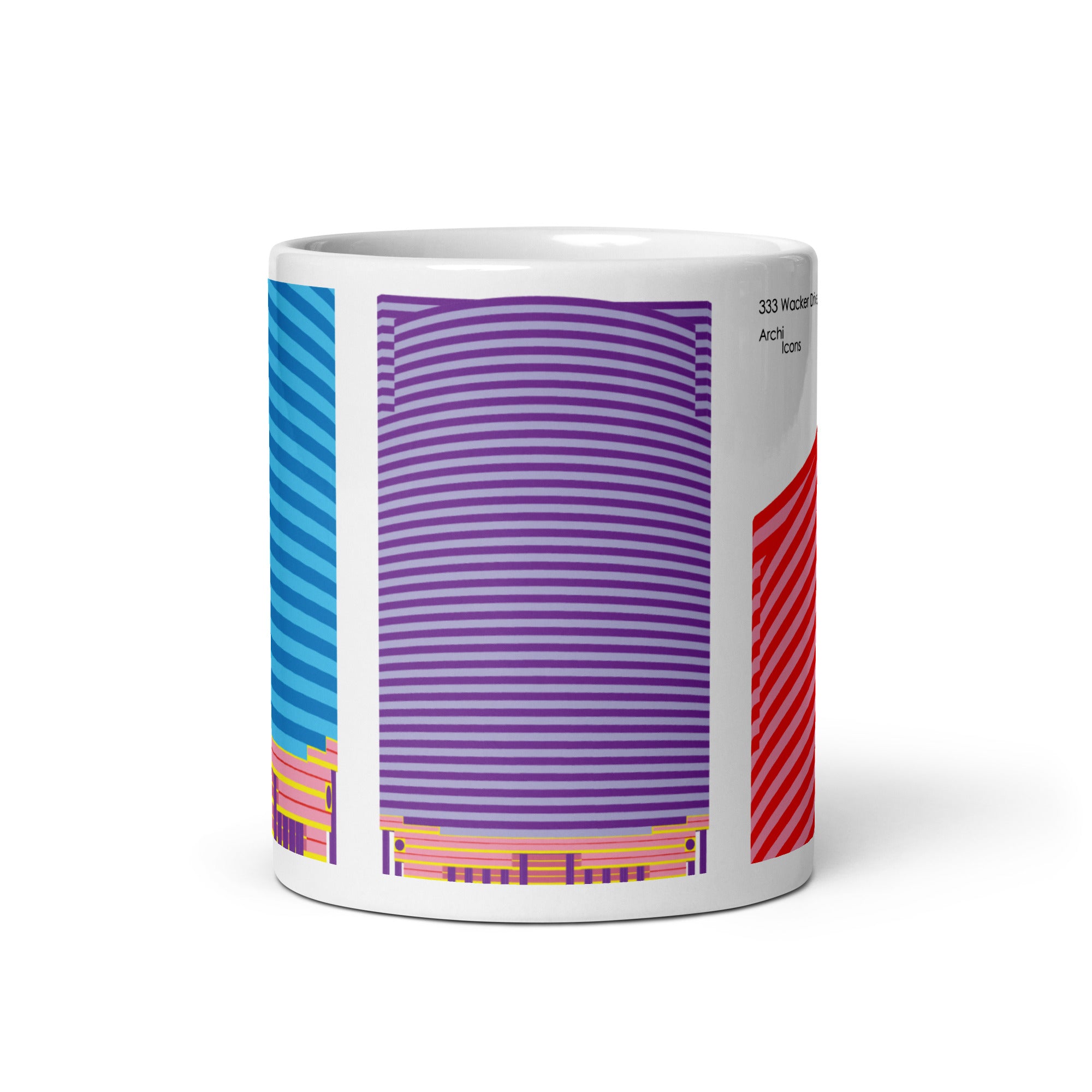 333 Wacker Drive Mugs | Kohn Pedersen Fox KPF Postmodern Architecture ...