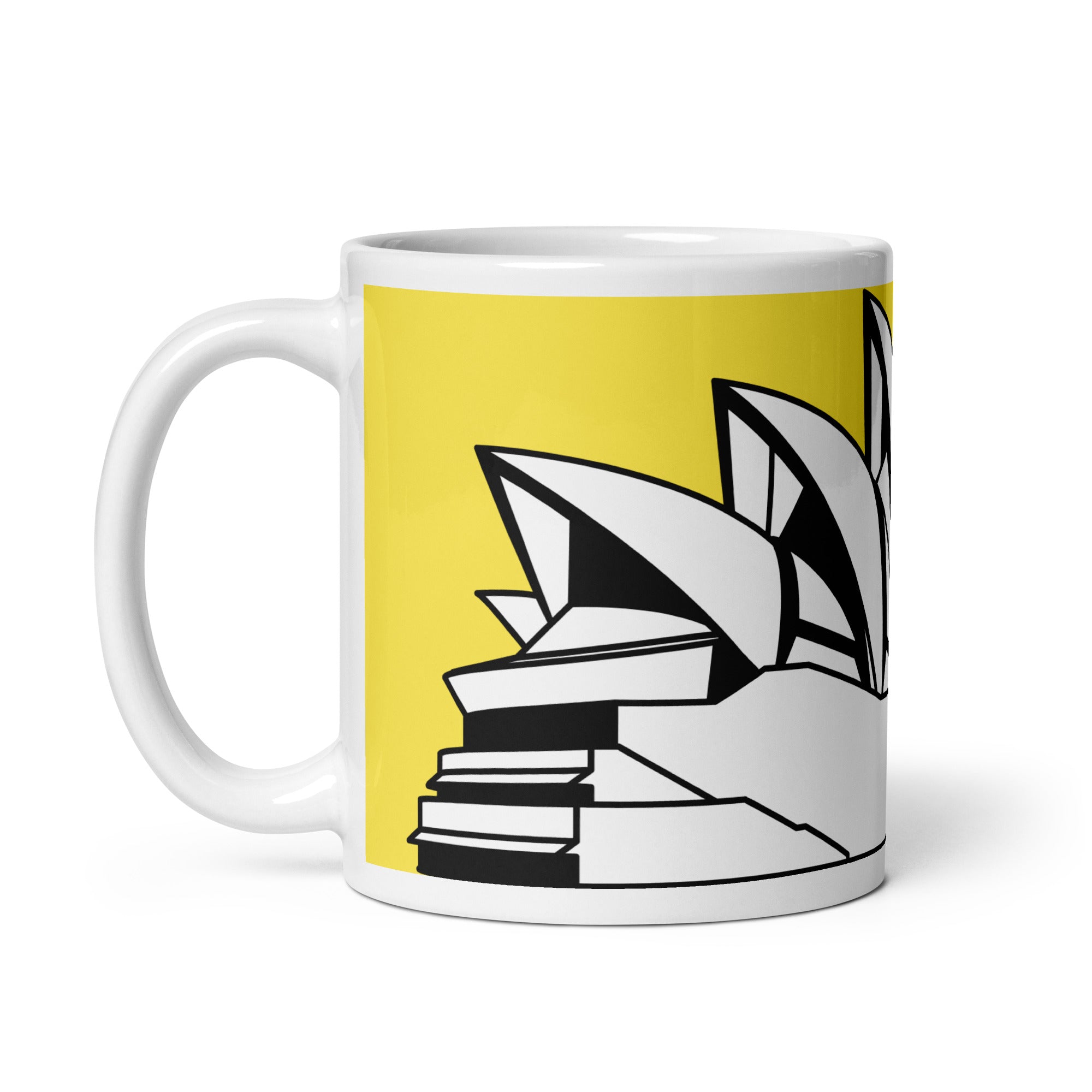 Sydney Opera House Yellow Mugs