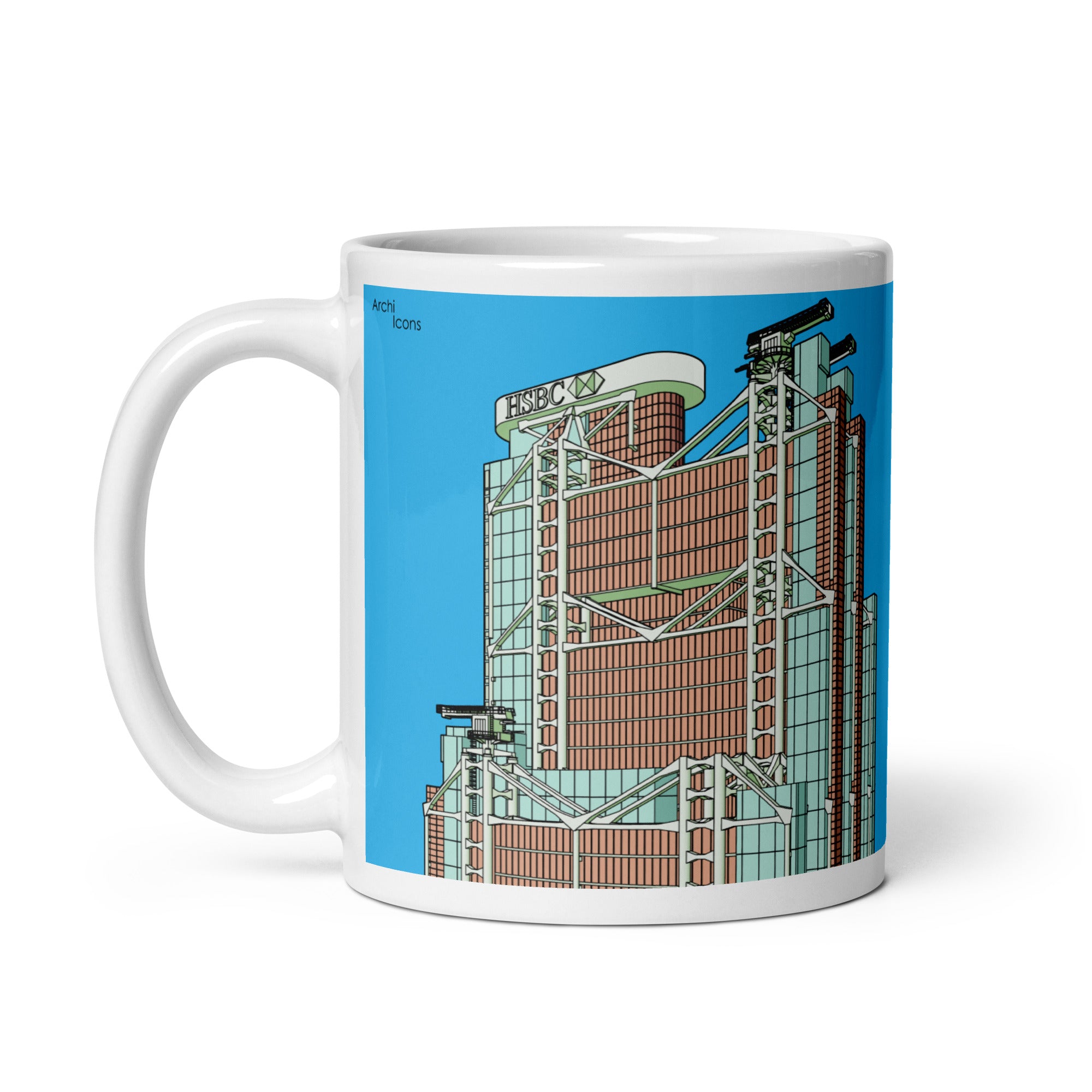 HSBC Hong Kong Colour Illustration Mugs – Norman Foster High-tech ...