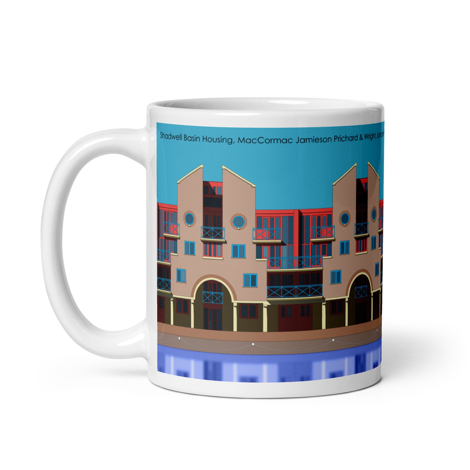 Shadwell Basin Housing Mugs | MacCormac Postmodern Wapping Docklands ...