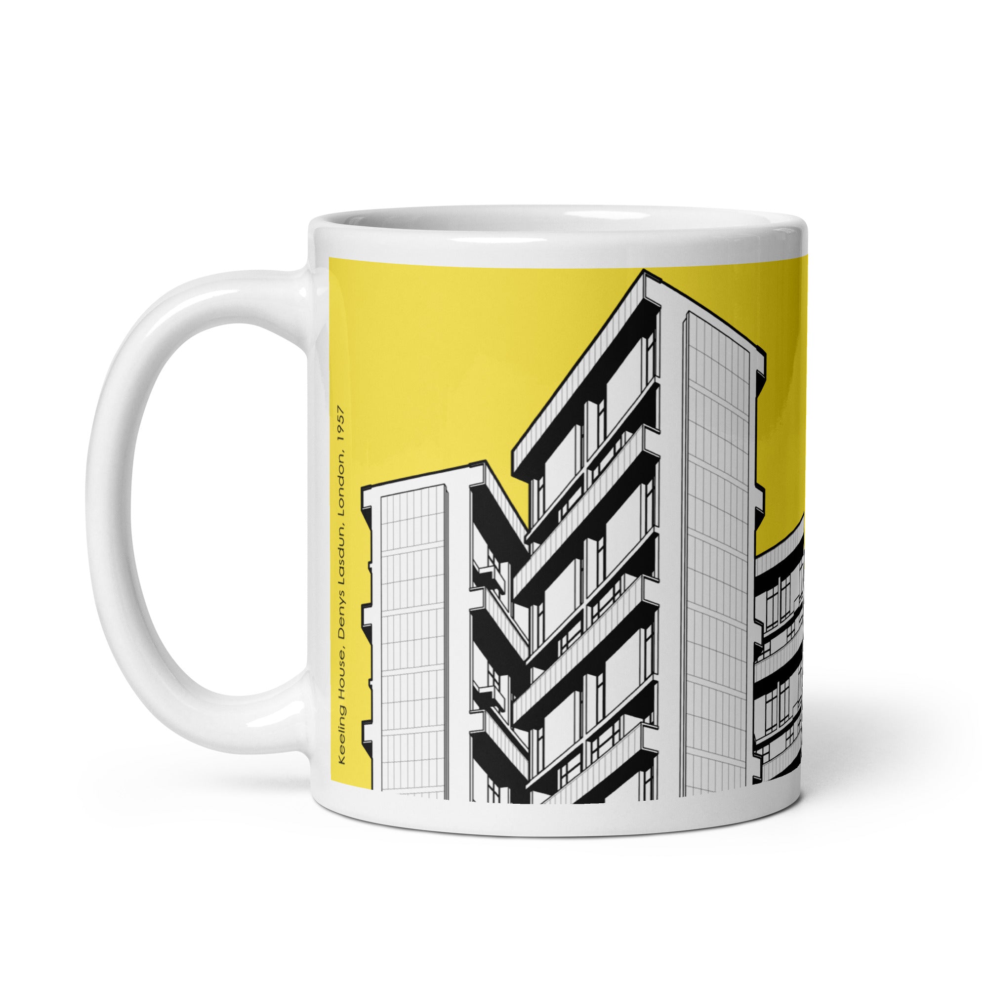 Keeling House Yellow Mugs – Denys Lasdun Brutalist Icon | Bethnal Green ...