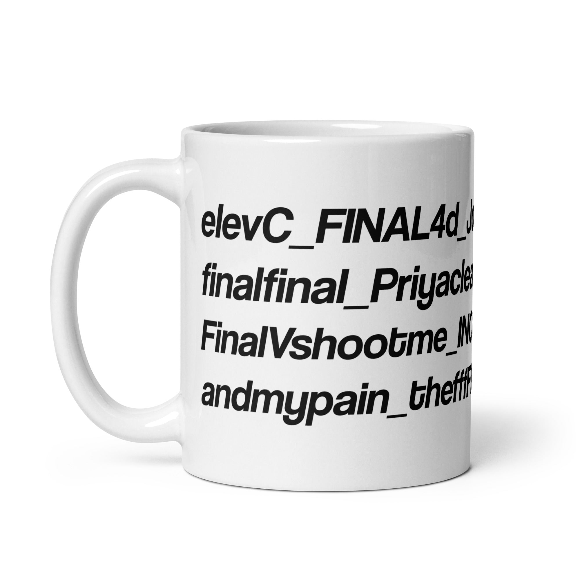 FINAL FINAL Mugs | Funny Architect Gifts